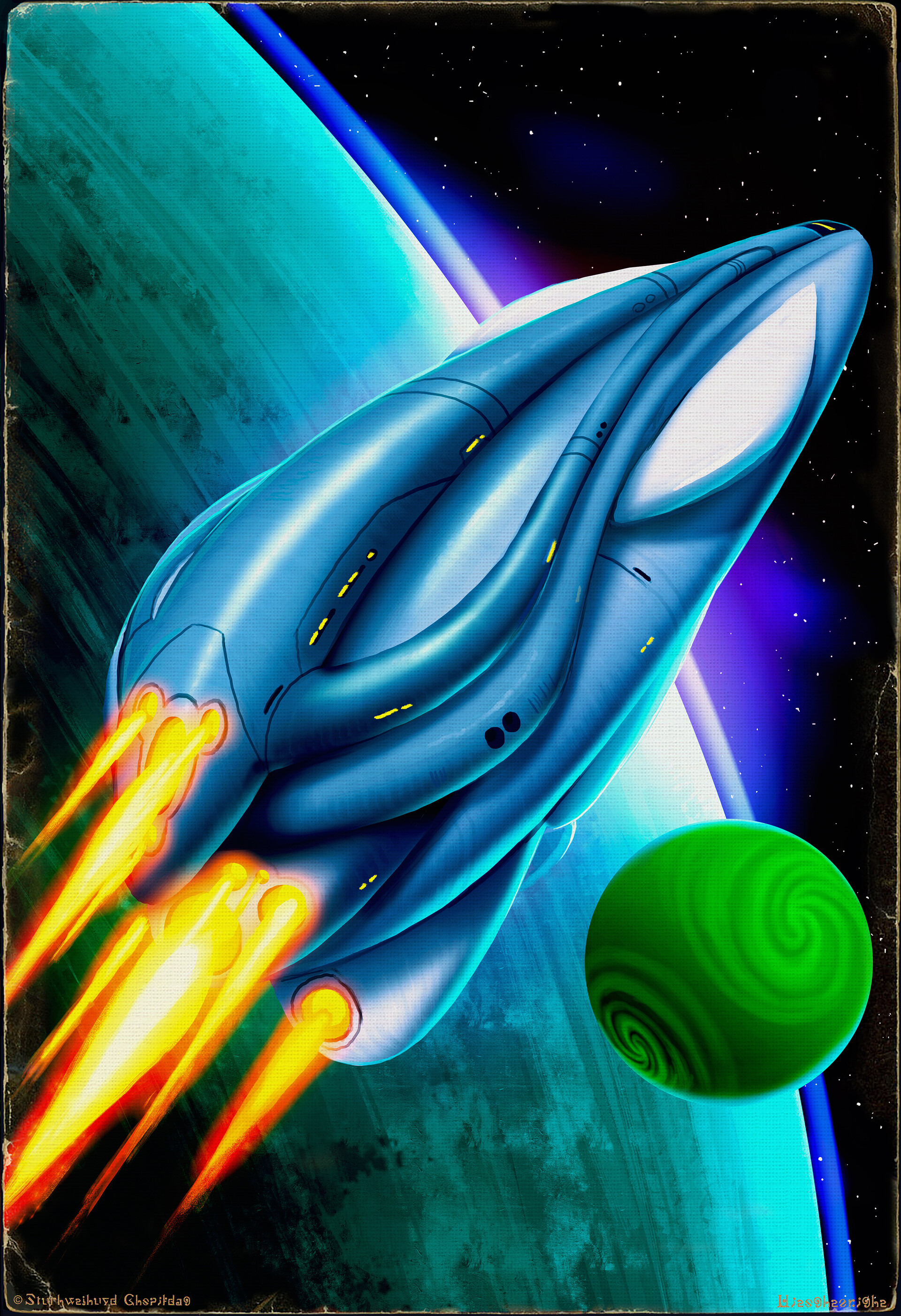 Colin Searle - Lucas the Spider - Attic Space Posters