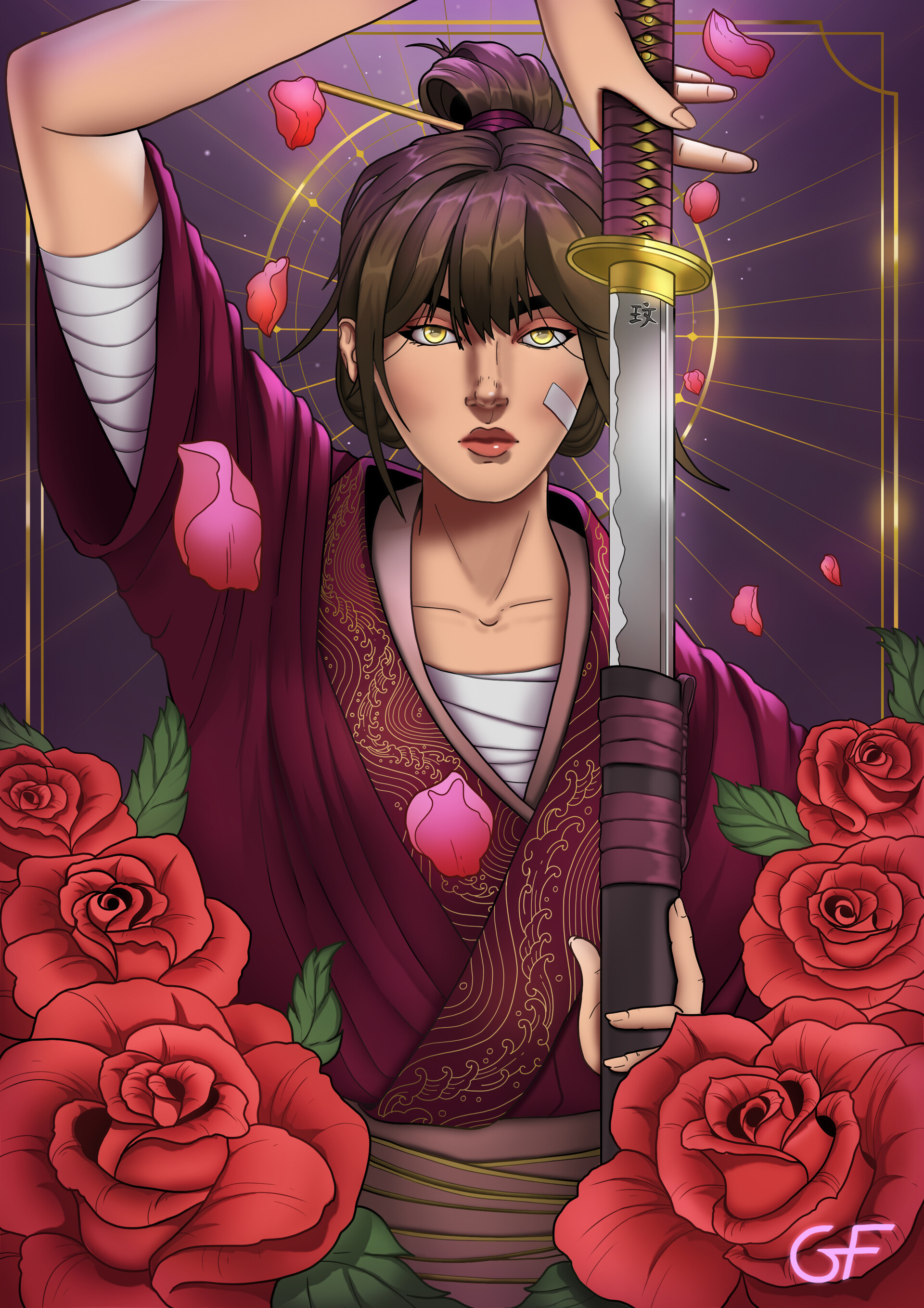 ArtStation - Fallen Rose