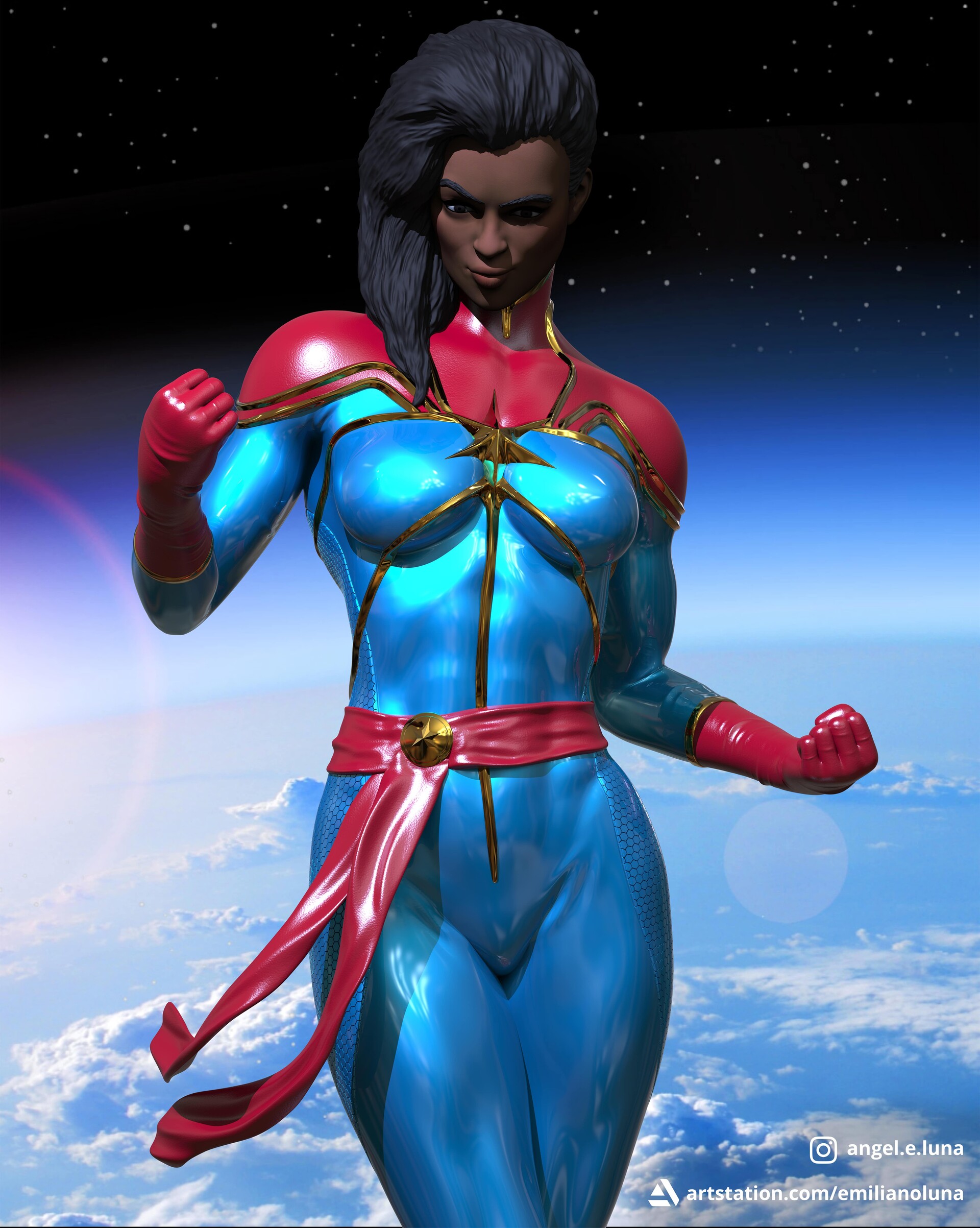 ArtStation - Captain Marvel