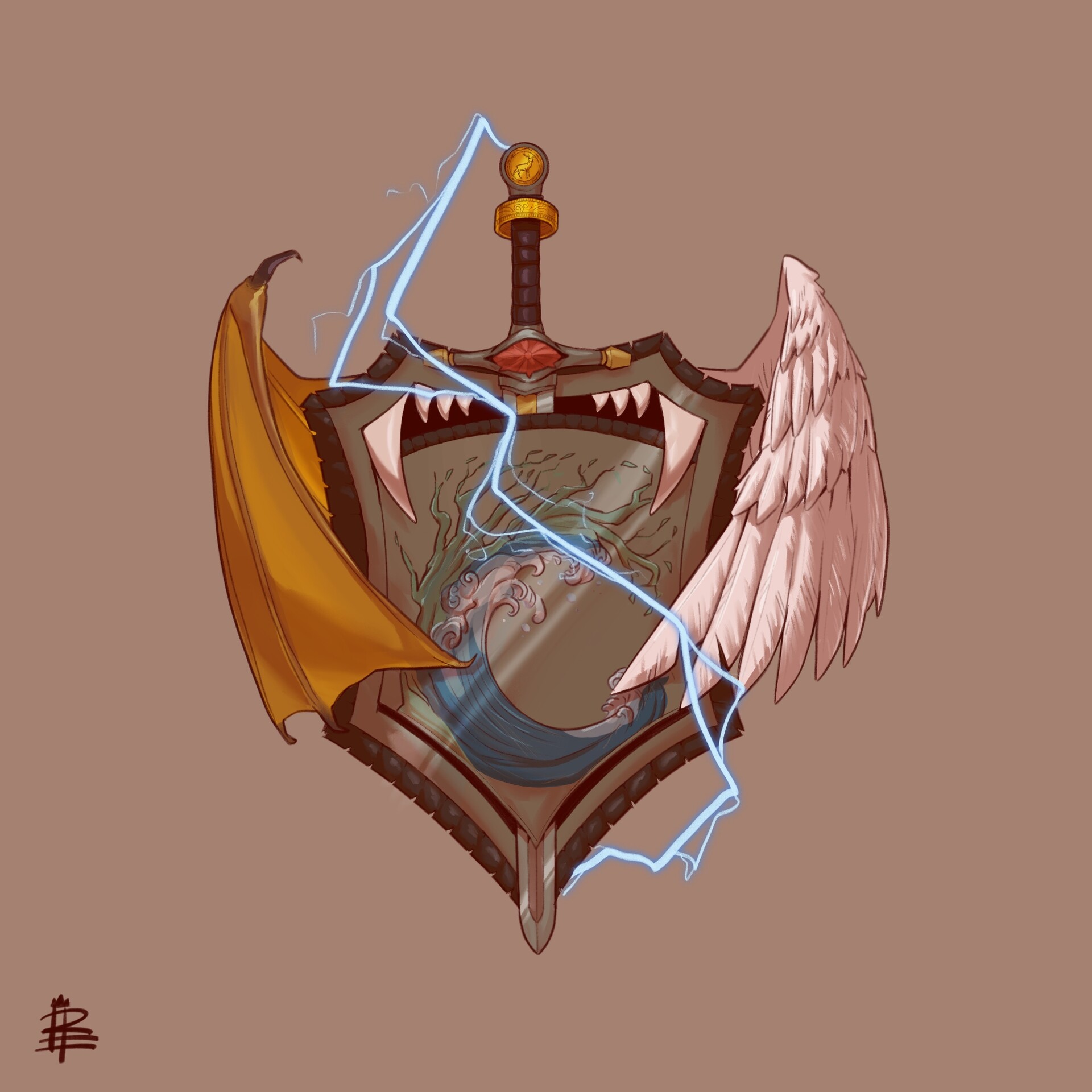 ArtStation - Coat of arms