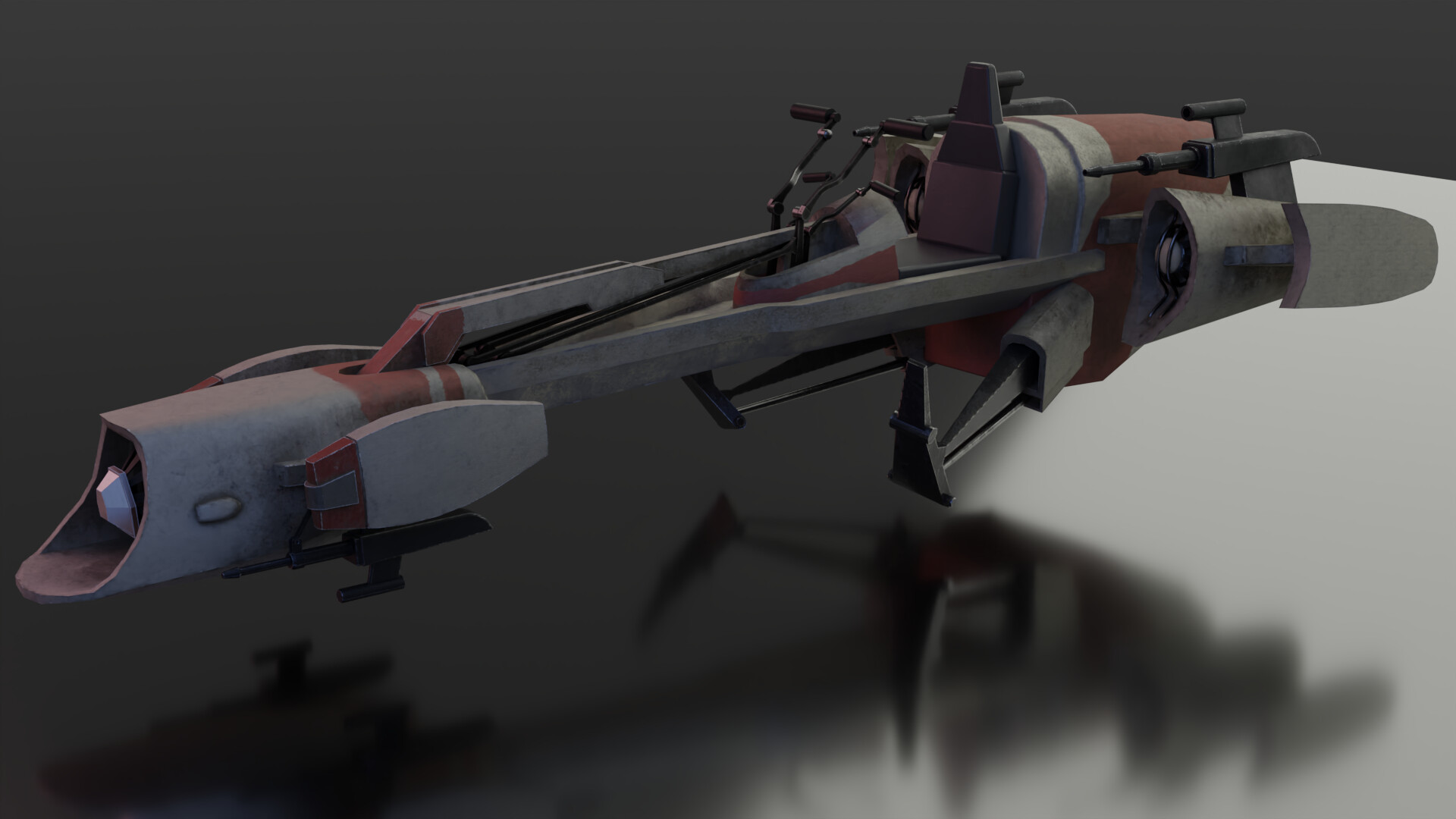 ArtStation - A BARC Star Wars speeder