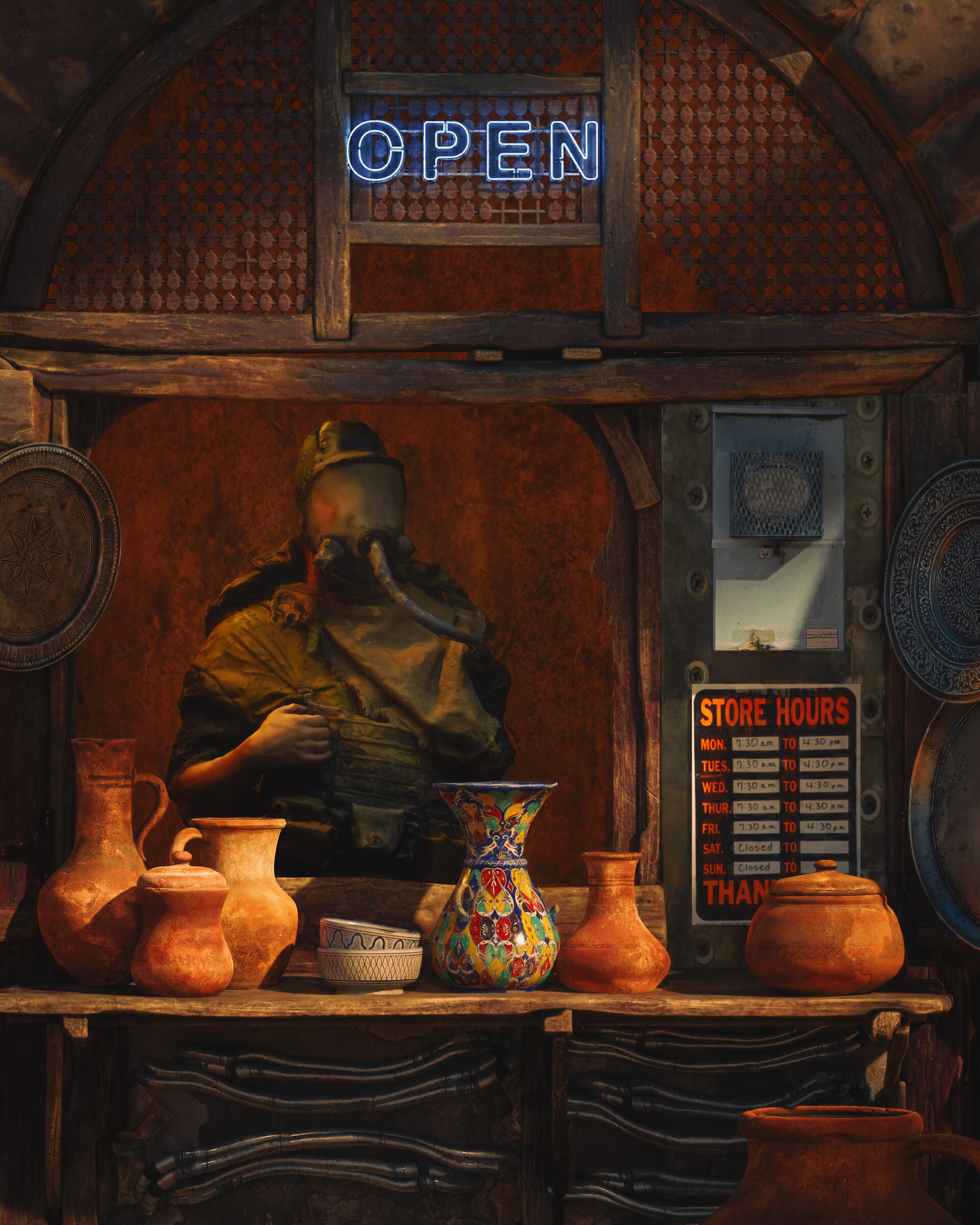 ArtStation - In the Bazaar