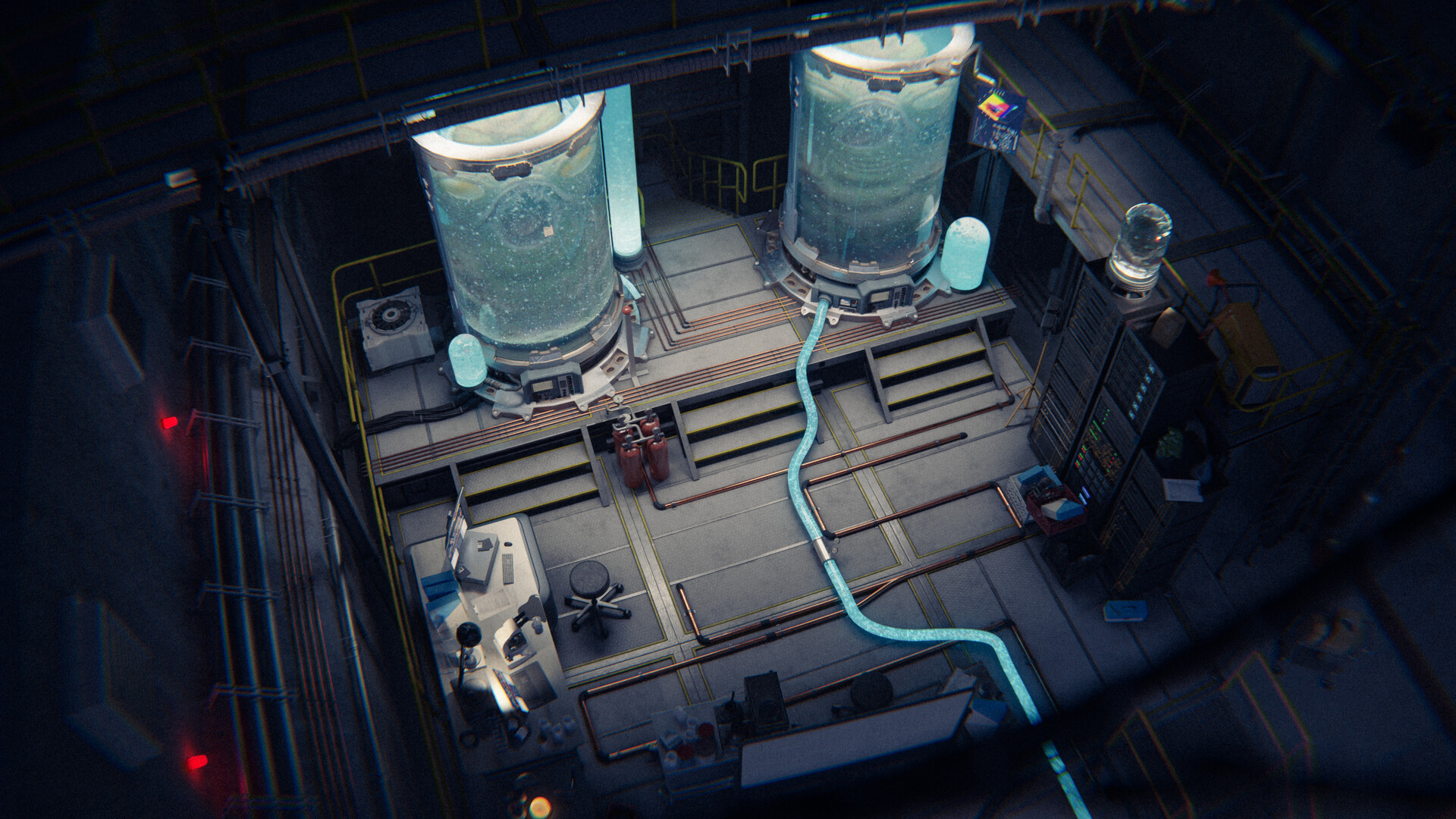 ArtStation - Alien containment lab