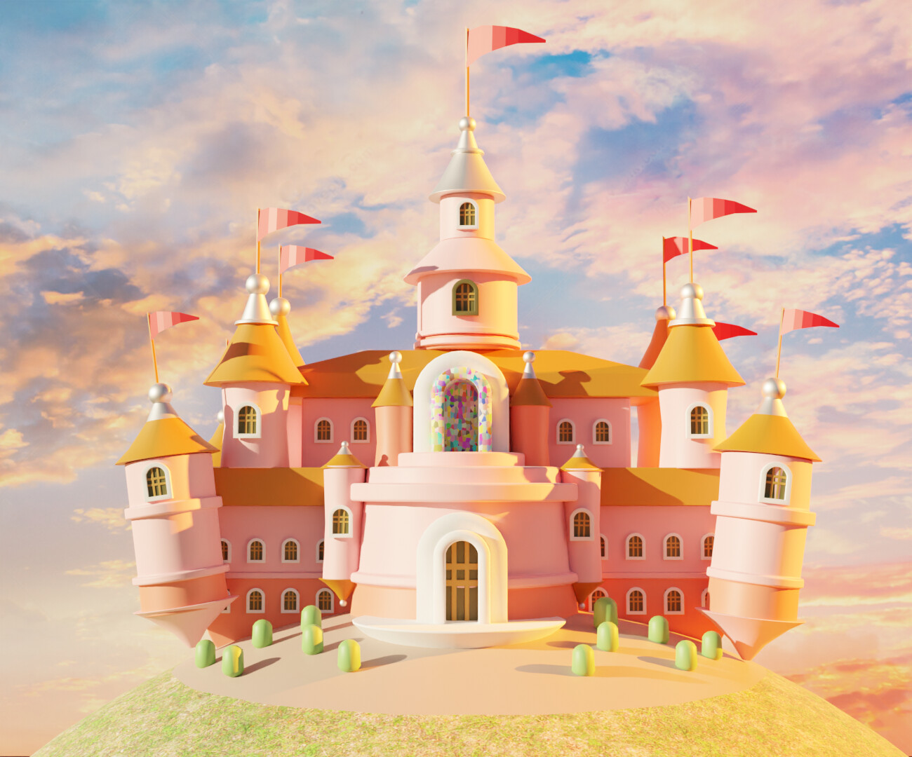 ArtStation - castle 3d