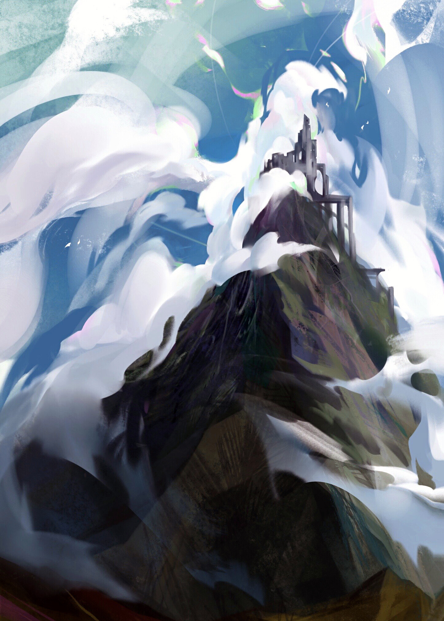 ArtStation - Sky castle