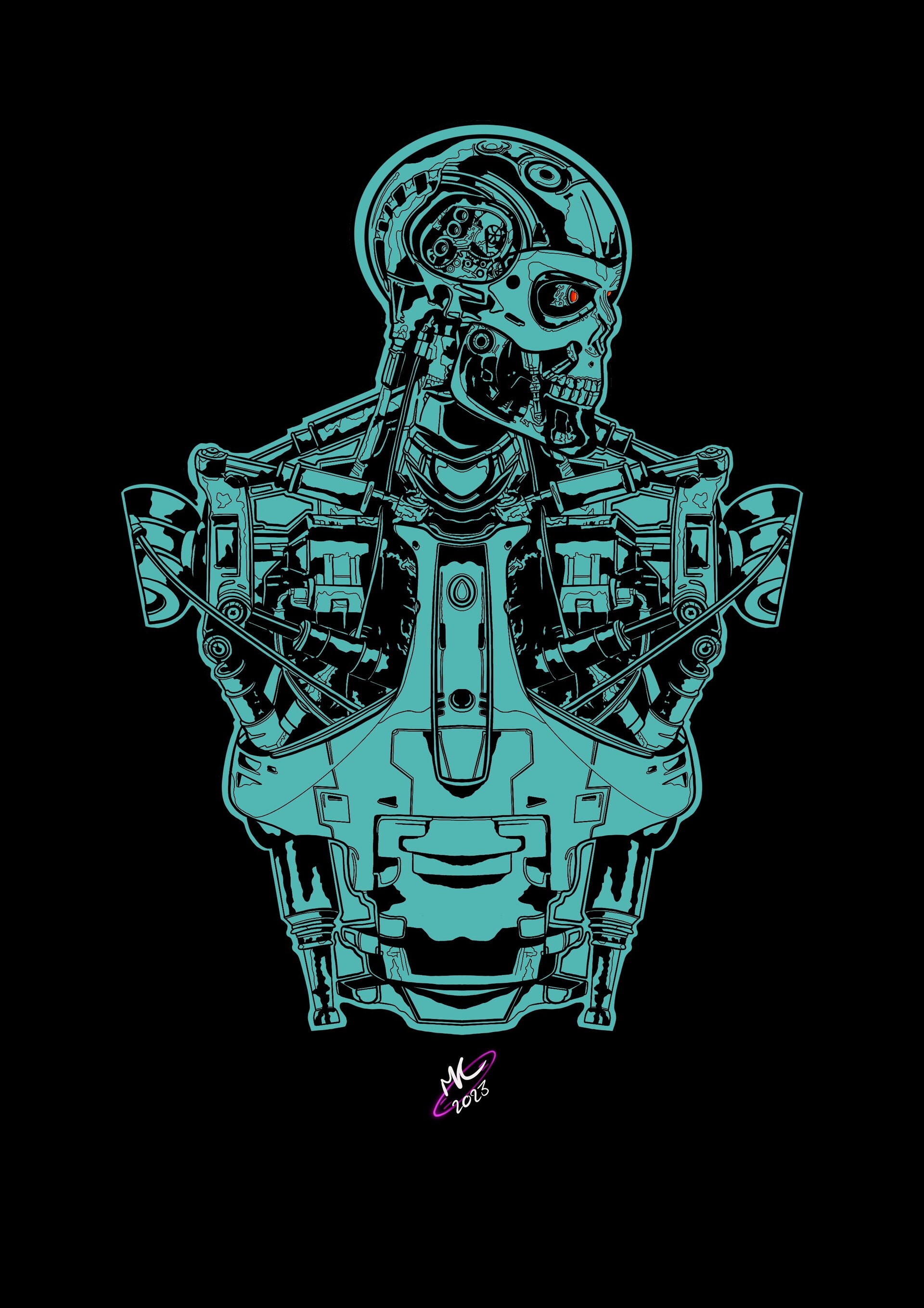 ArtStation - Terminator illustrated