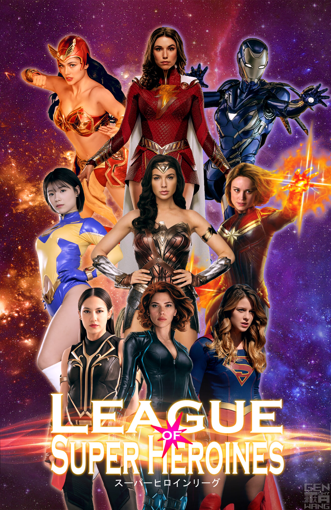 ArtStation - League of Super Heroines