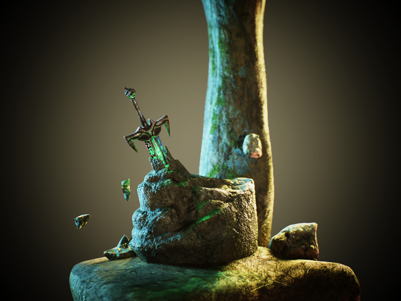 ArtStation - The Sword in the Stone