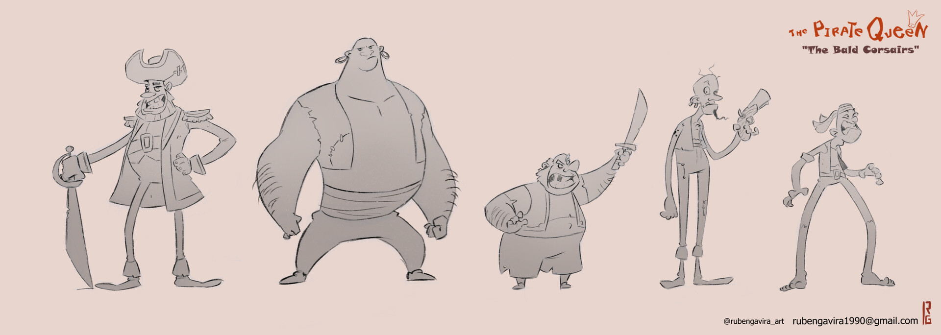 ArtStation - characters line up