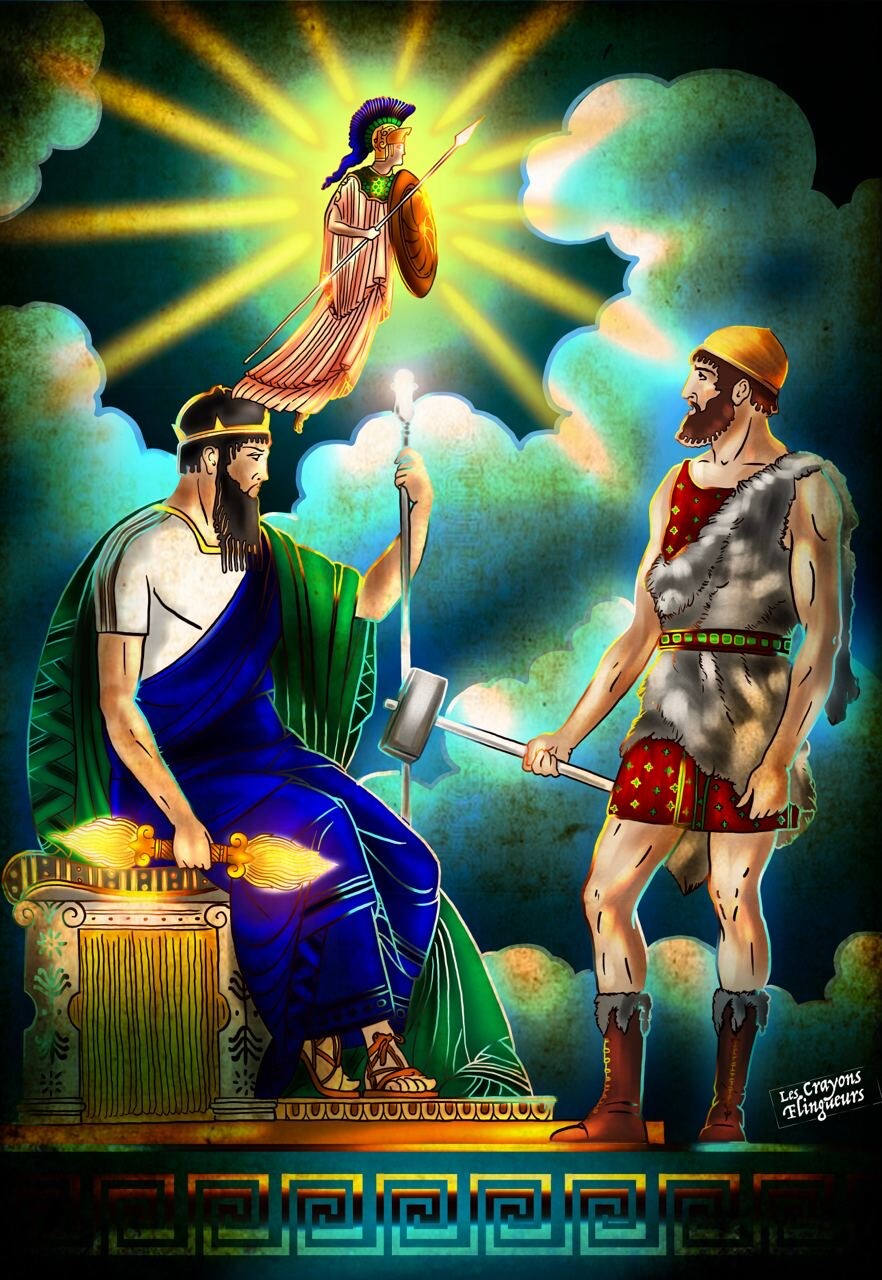 ArtStation - La naissance de Minerve