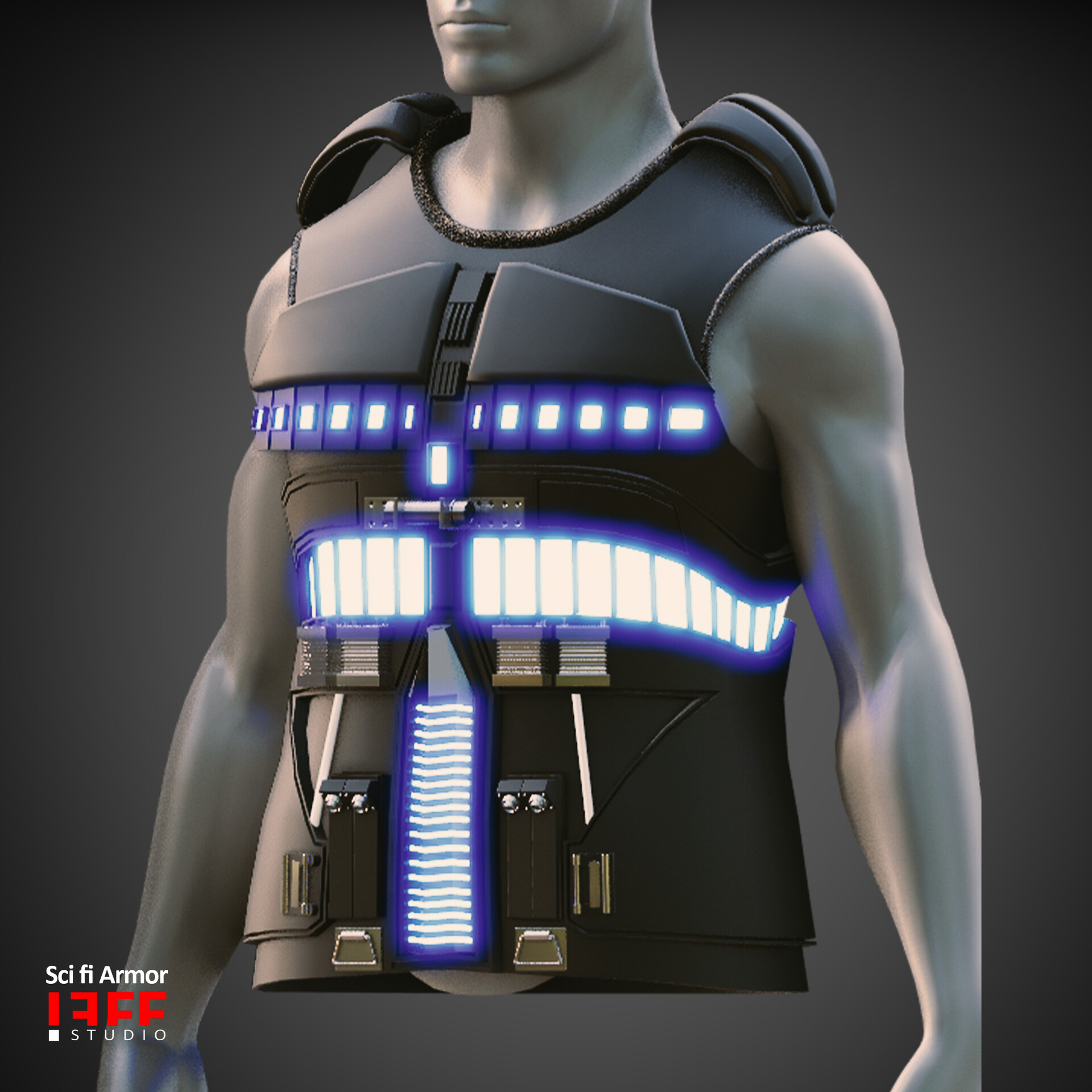 ArtStation - 15+ SCI FI ARMORS BASEMESHES