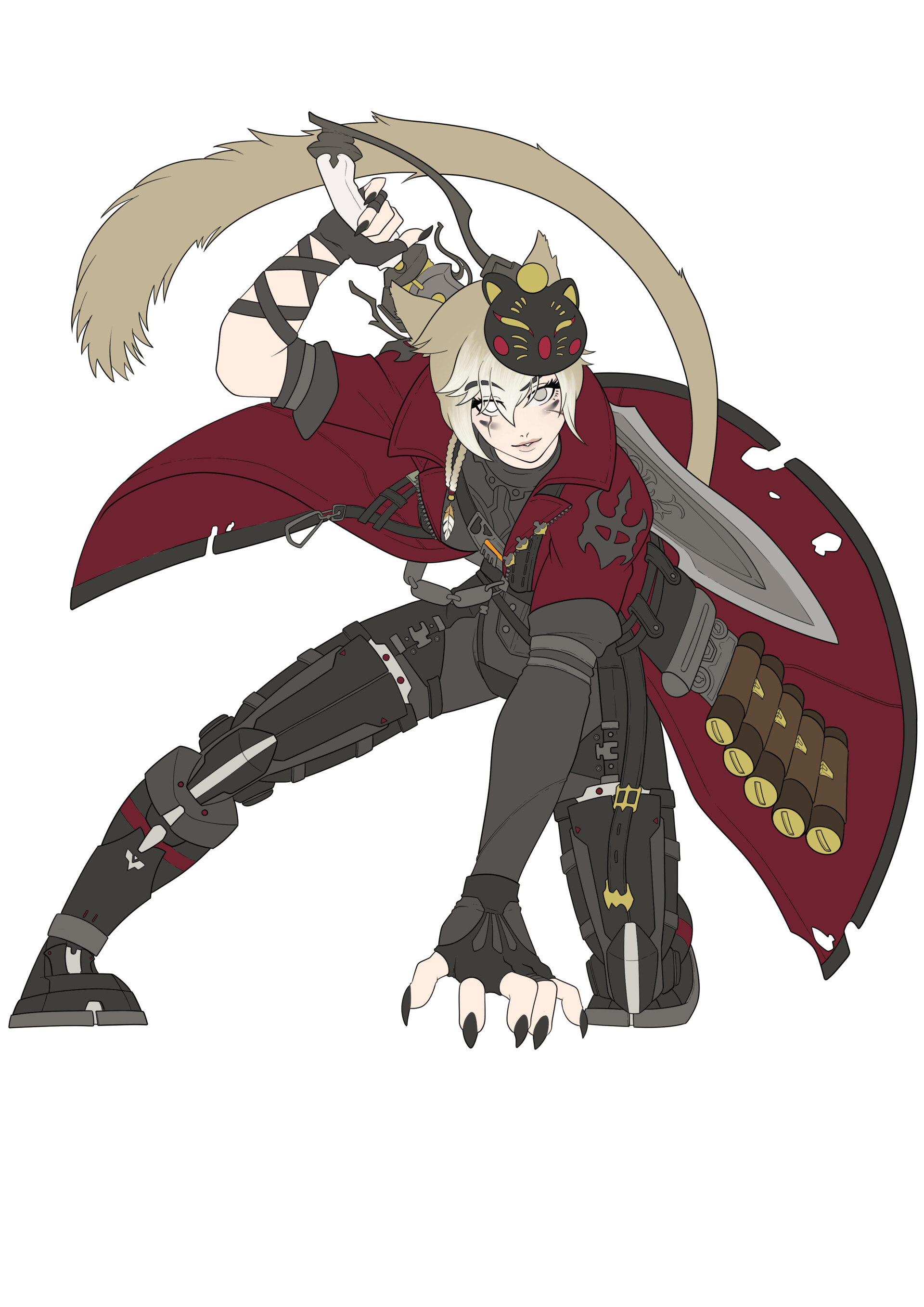 ArtStation - Final fantasy Character Commission - Ash