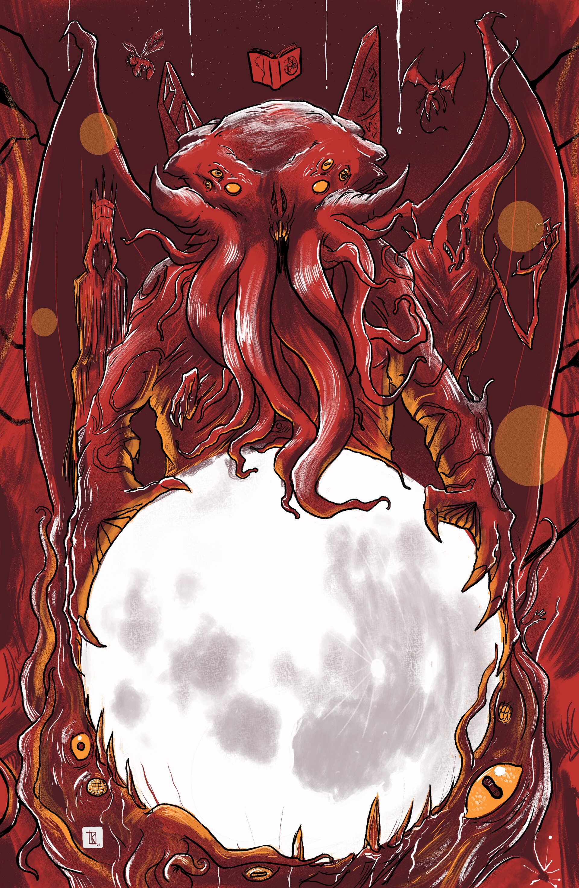 ArtStation - Lovecraft collection book cover