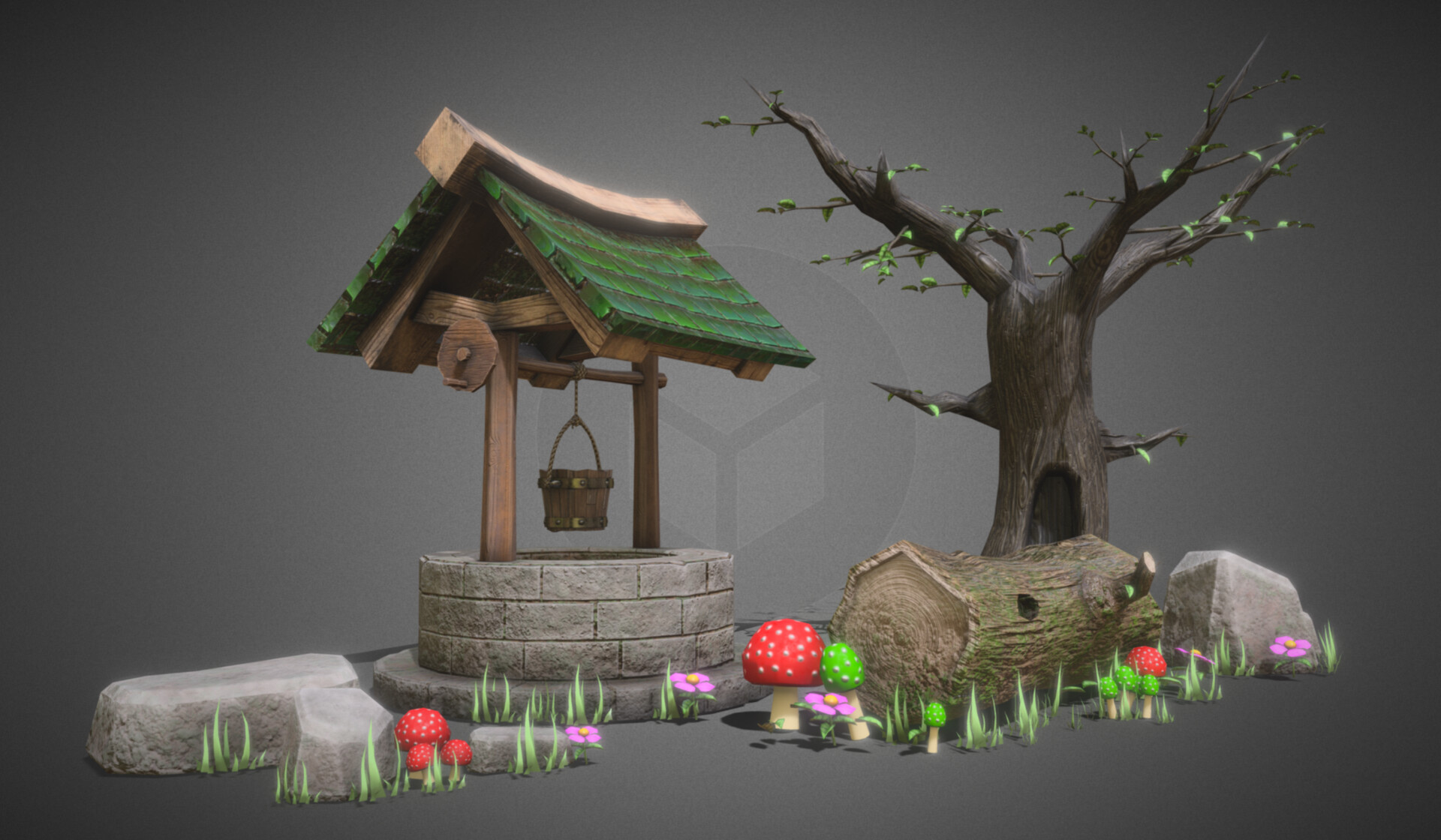 Colin Merrick - Stylised Wood Environment Scene