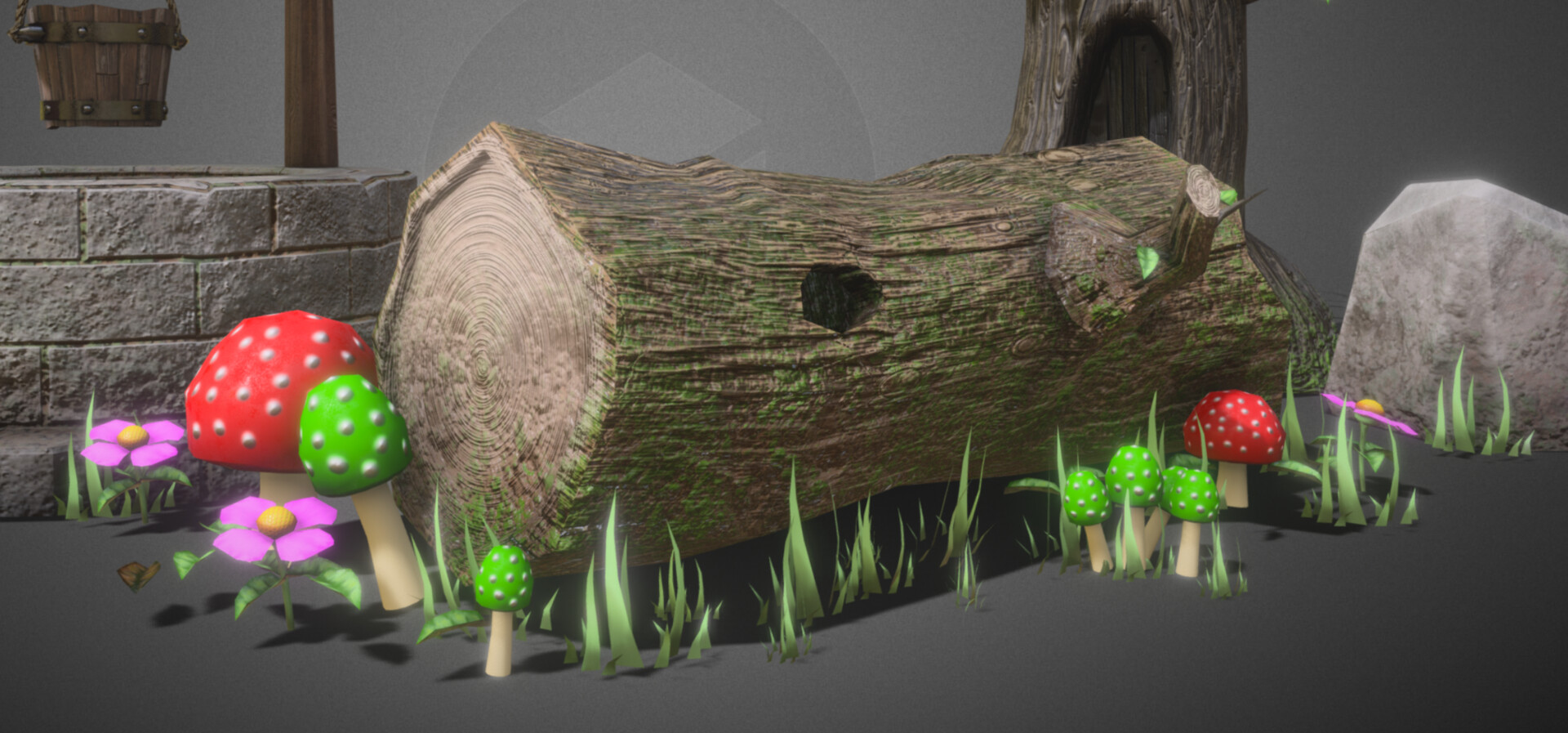 Colin Merrick - Stylised Wood Environment Scene