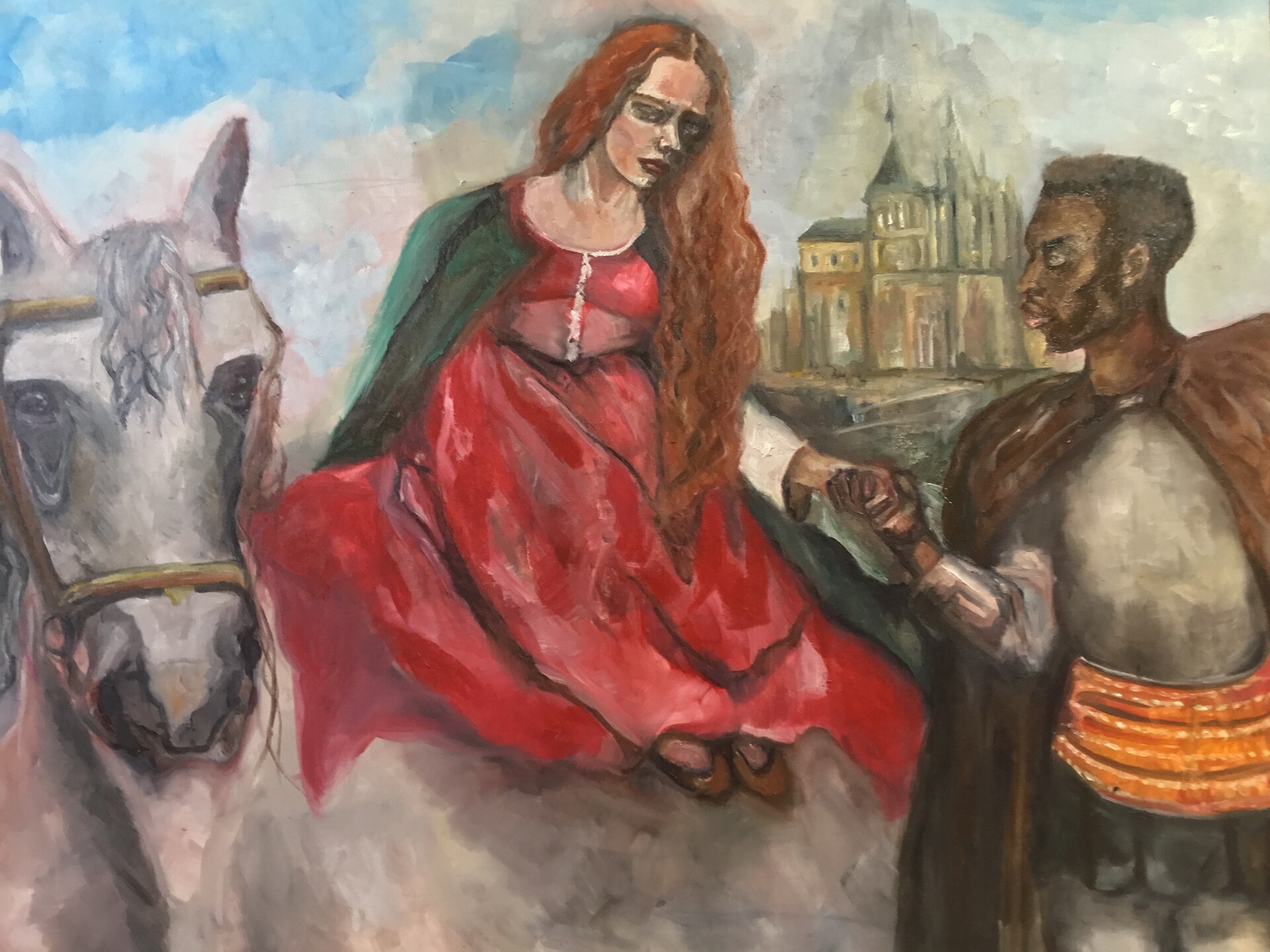 ArtStation - The Knight and His Lady