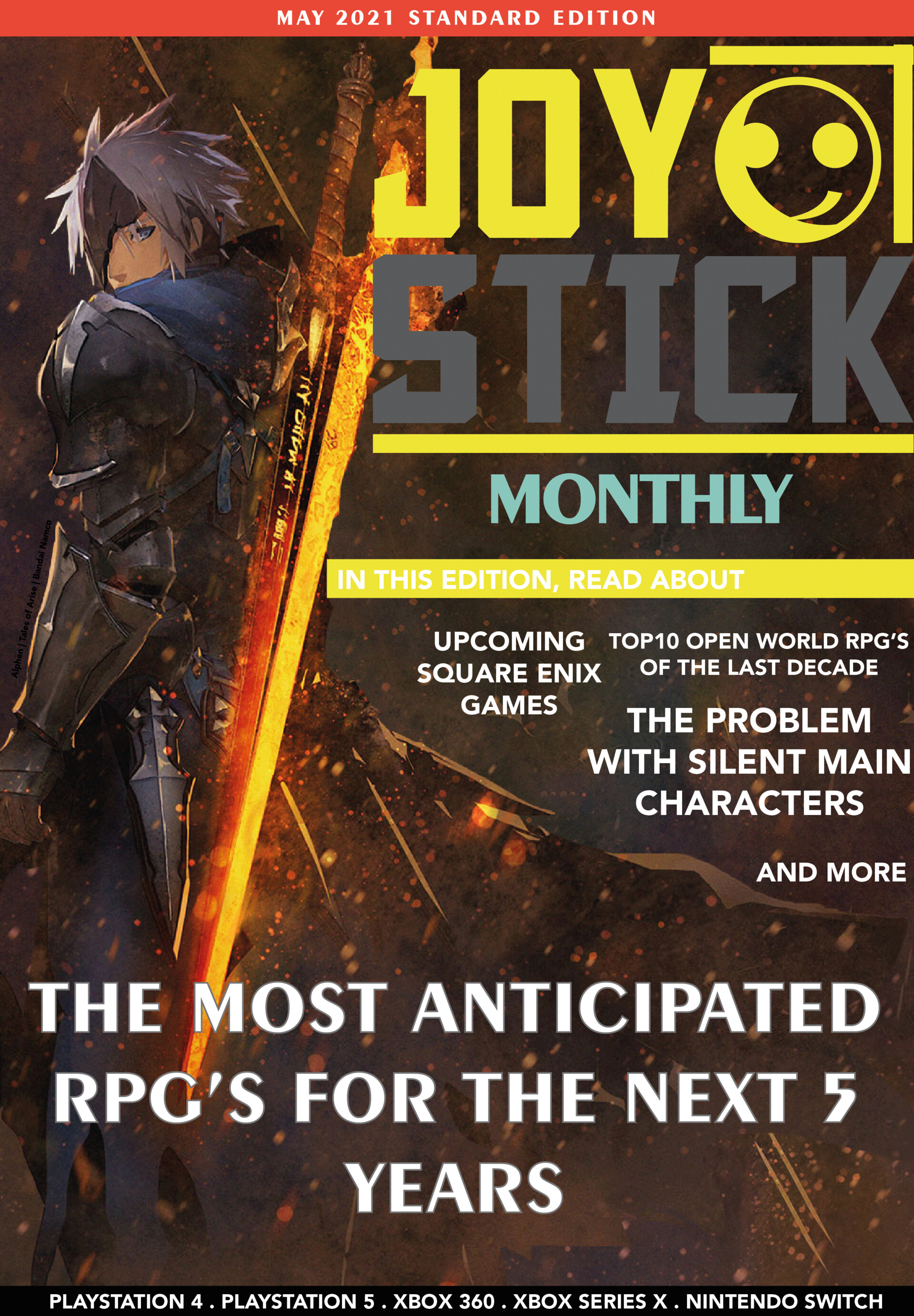 ArtStation - Joystick Magazine -1st Editorial Design Project