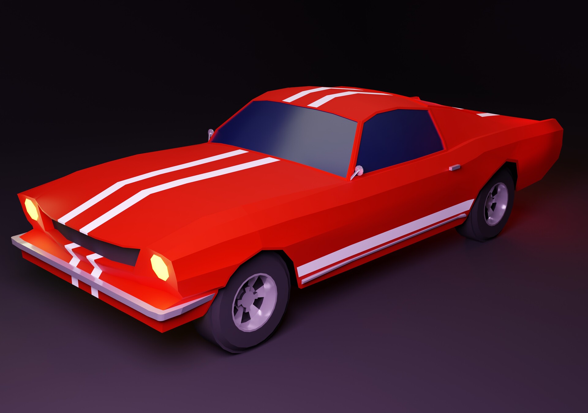 ArtStation - Red Sportcar