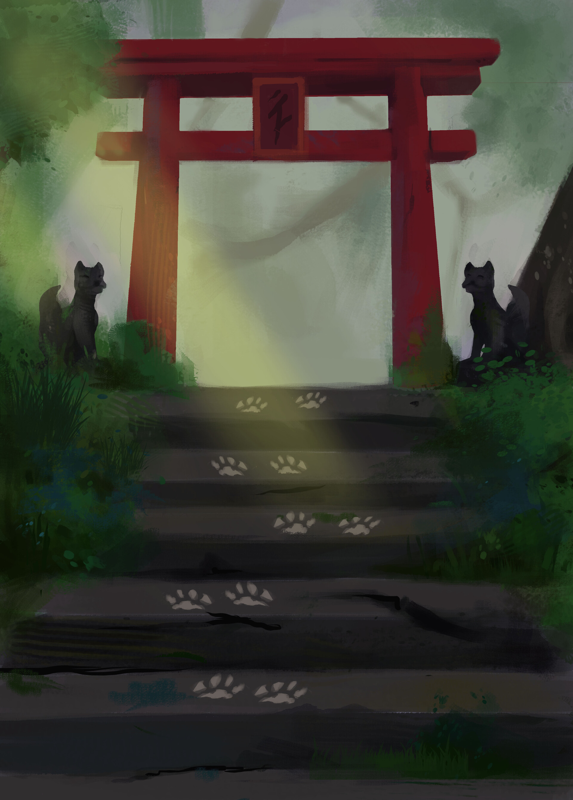 ArtStation - shrine gate