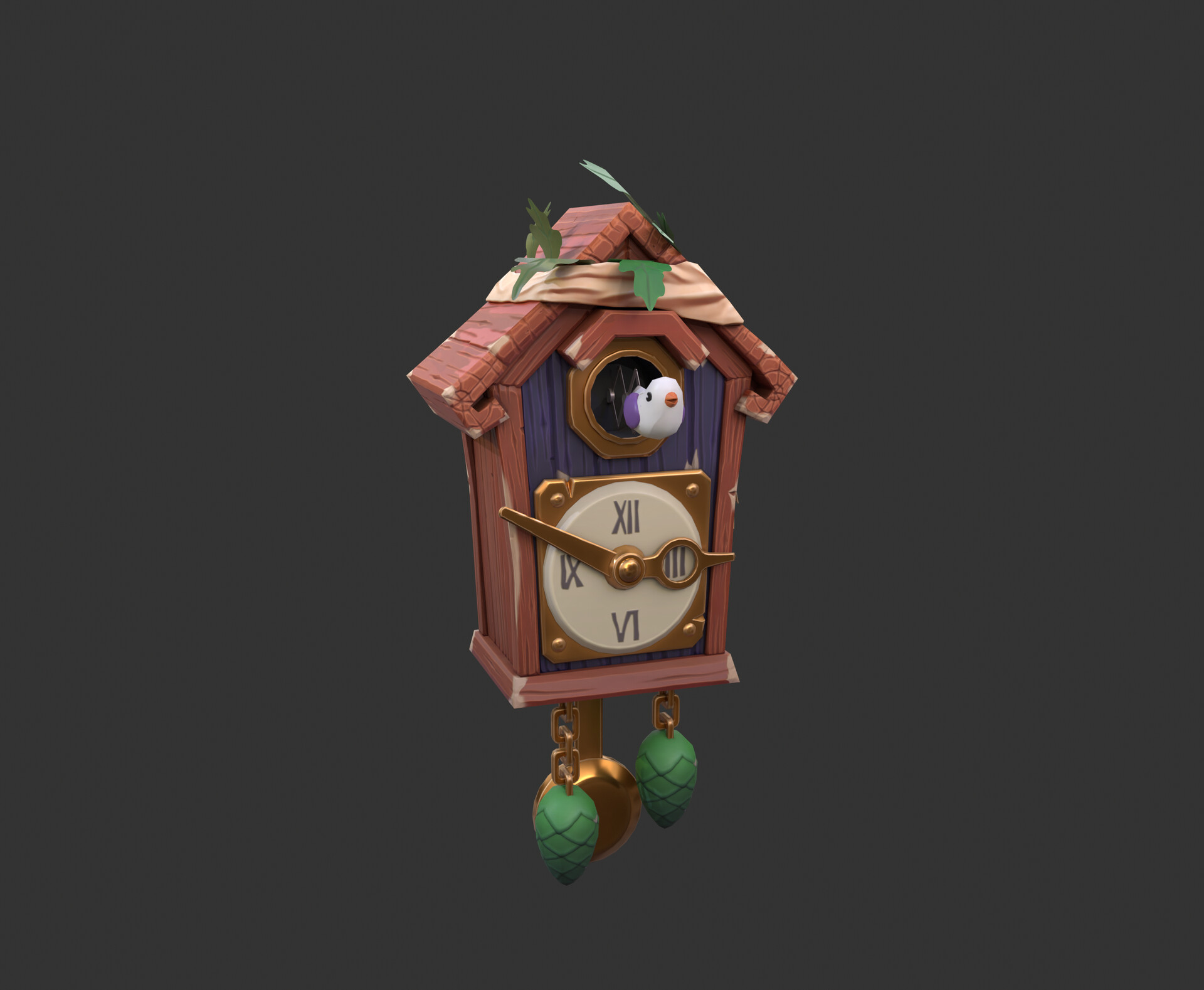 ArtStation - Stylized clock