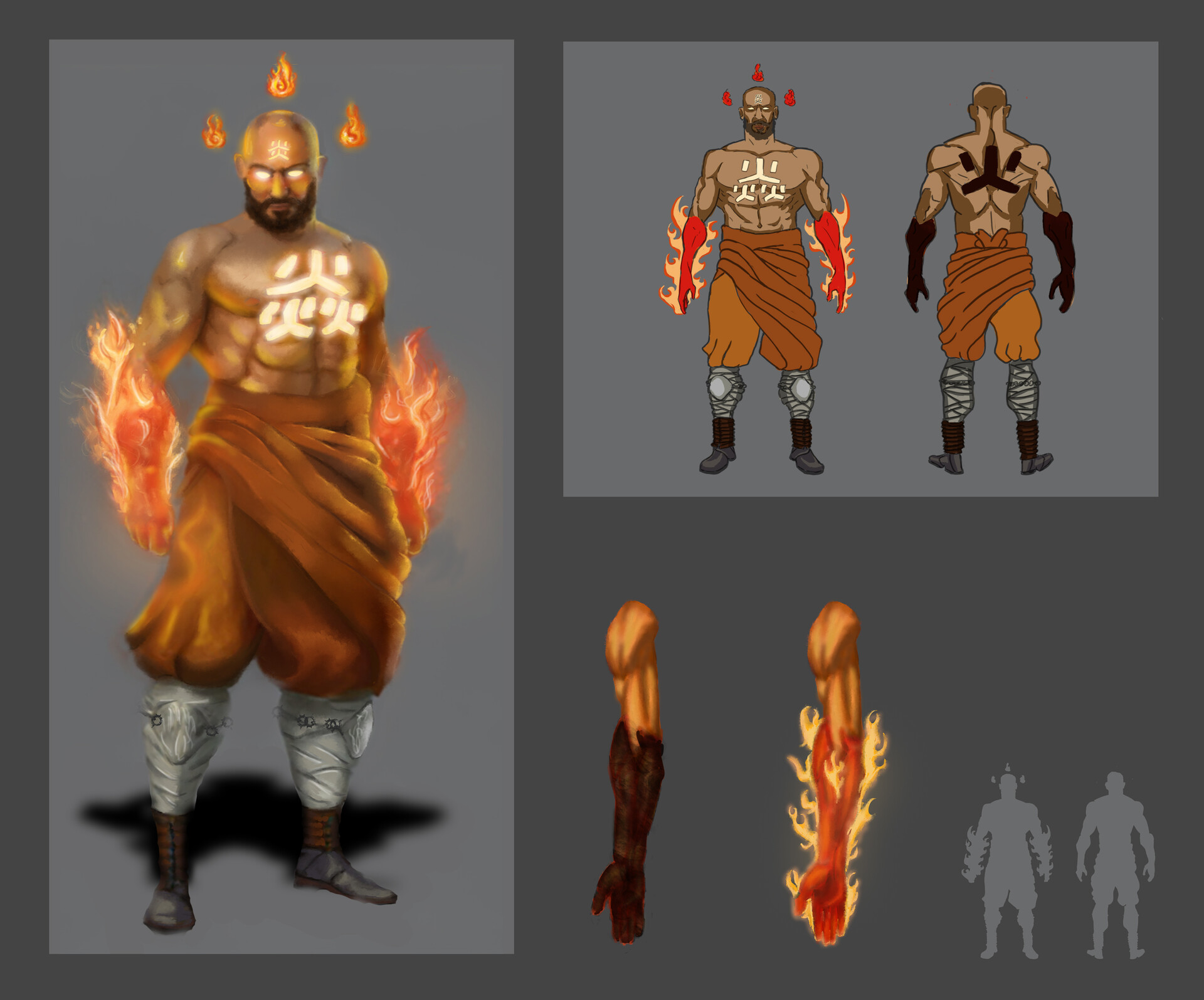 ArtStation - Ember Monk Concept Art