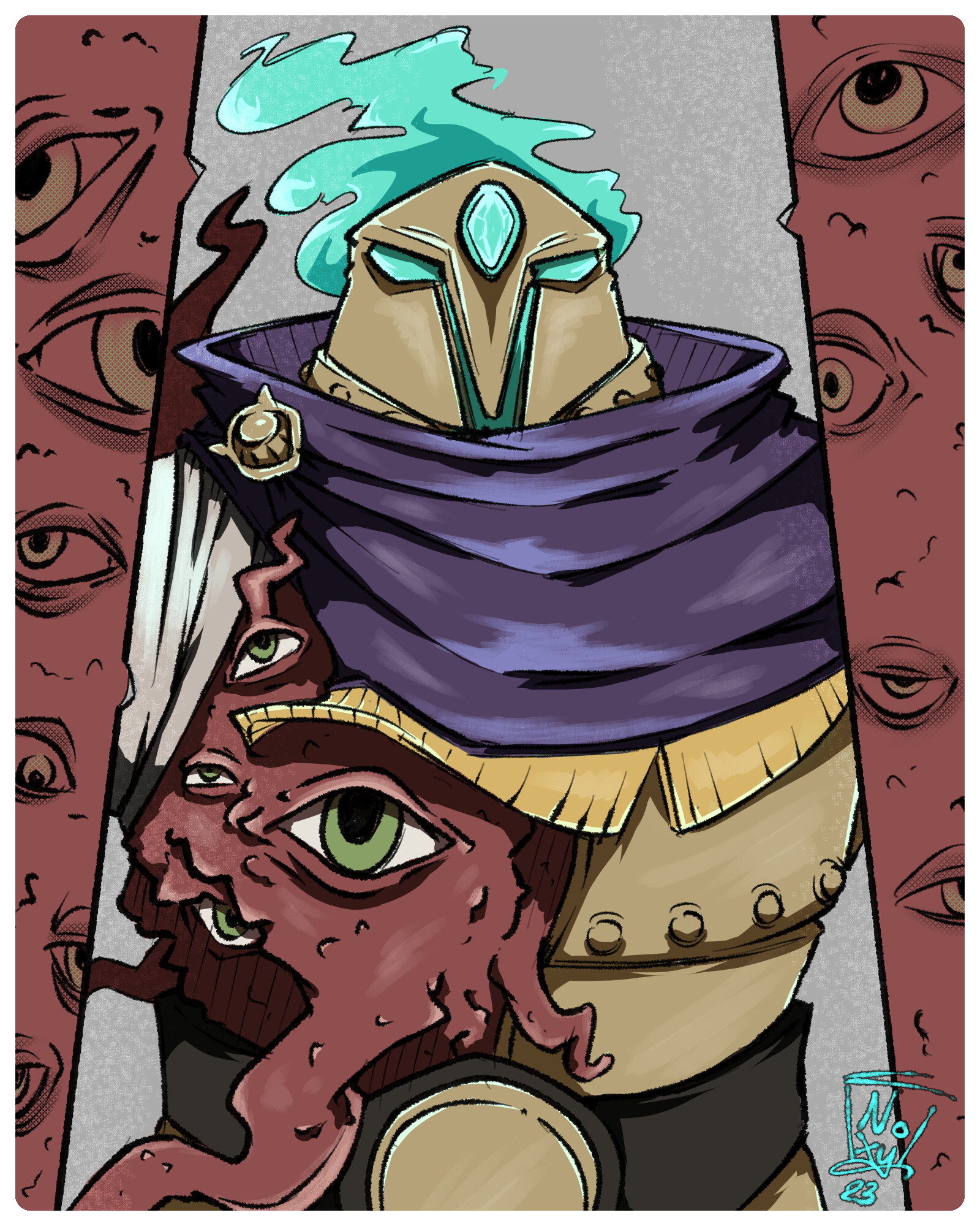 ArtStation - Nergal, the Plagued. Fanart.