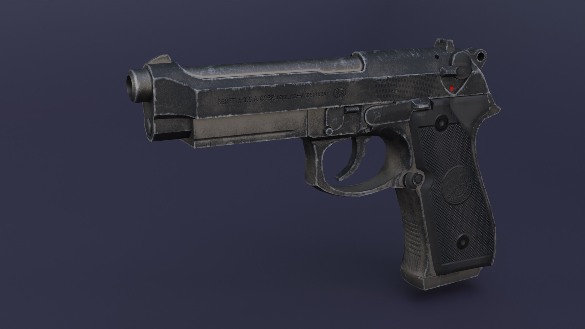 ArtStation - Two versions of Beretta 92fs
