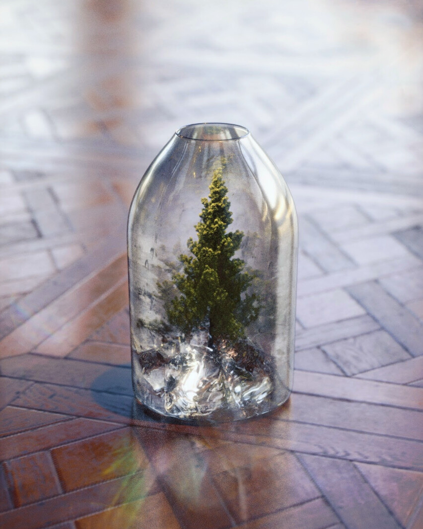 ArtStation - A Lesson in Light: Realistic Glass in Blender