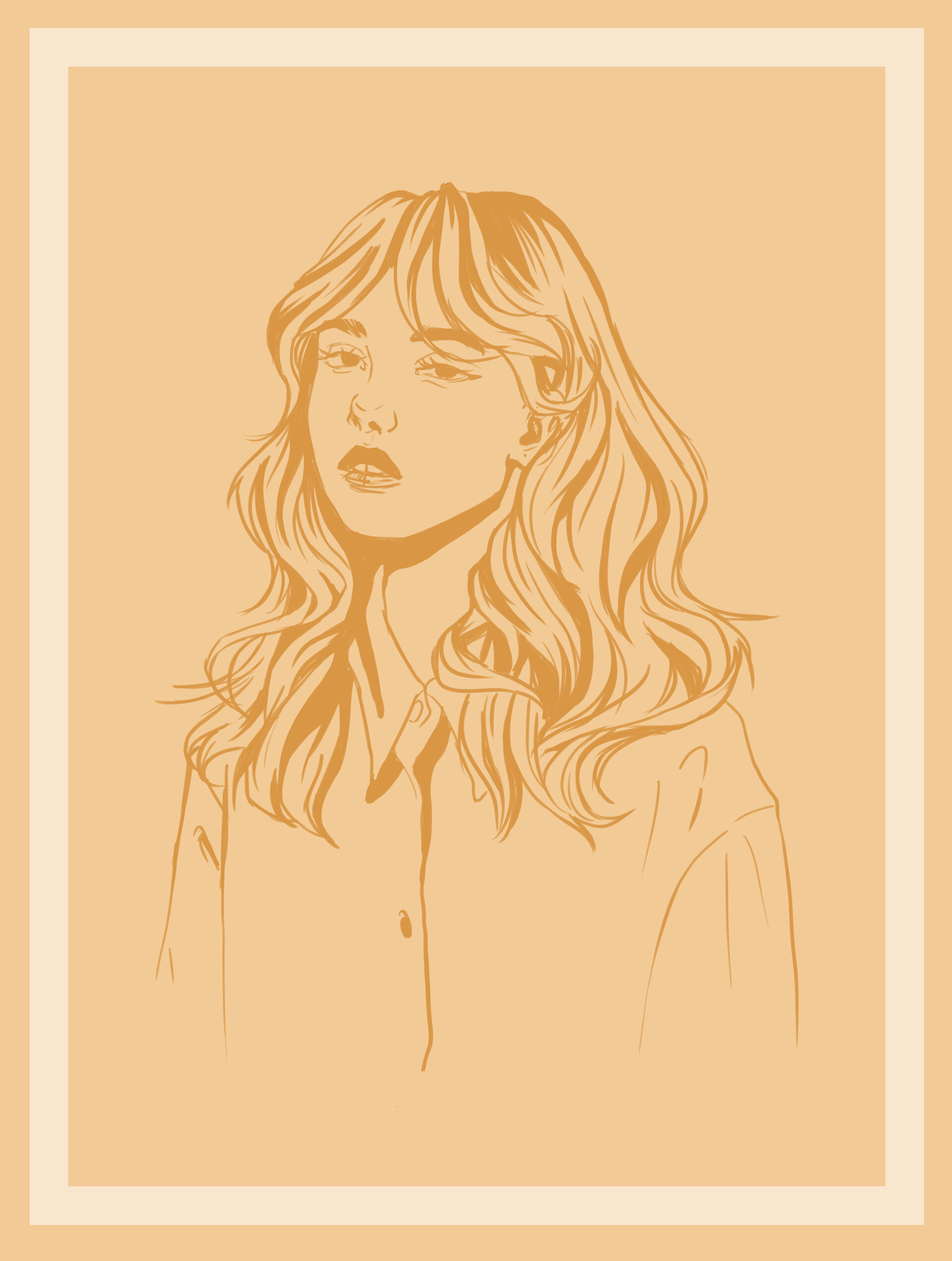 ArtStation - Flat portraits