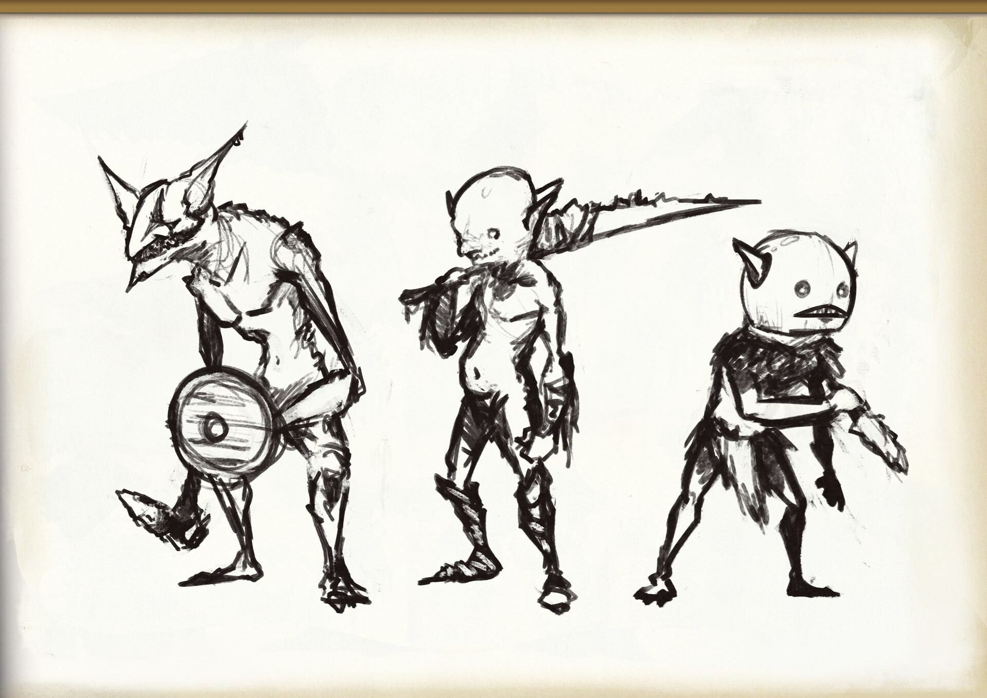 ArtStation - Goblin sketches