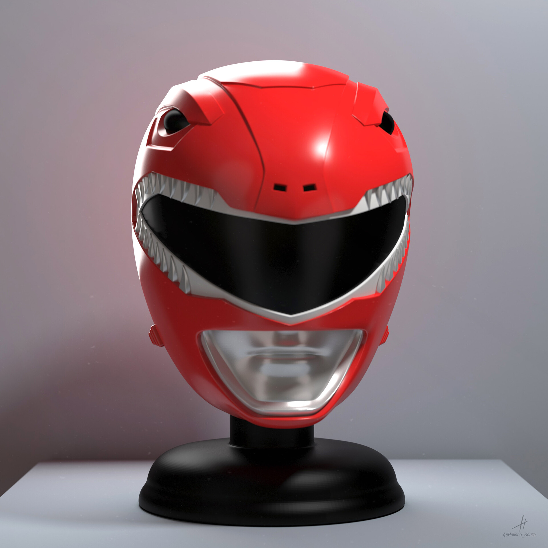 Mighty Morphin Power Rangers Red Ranger Helmet