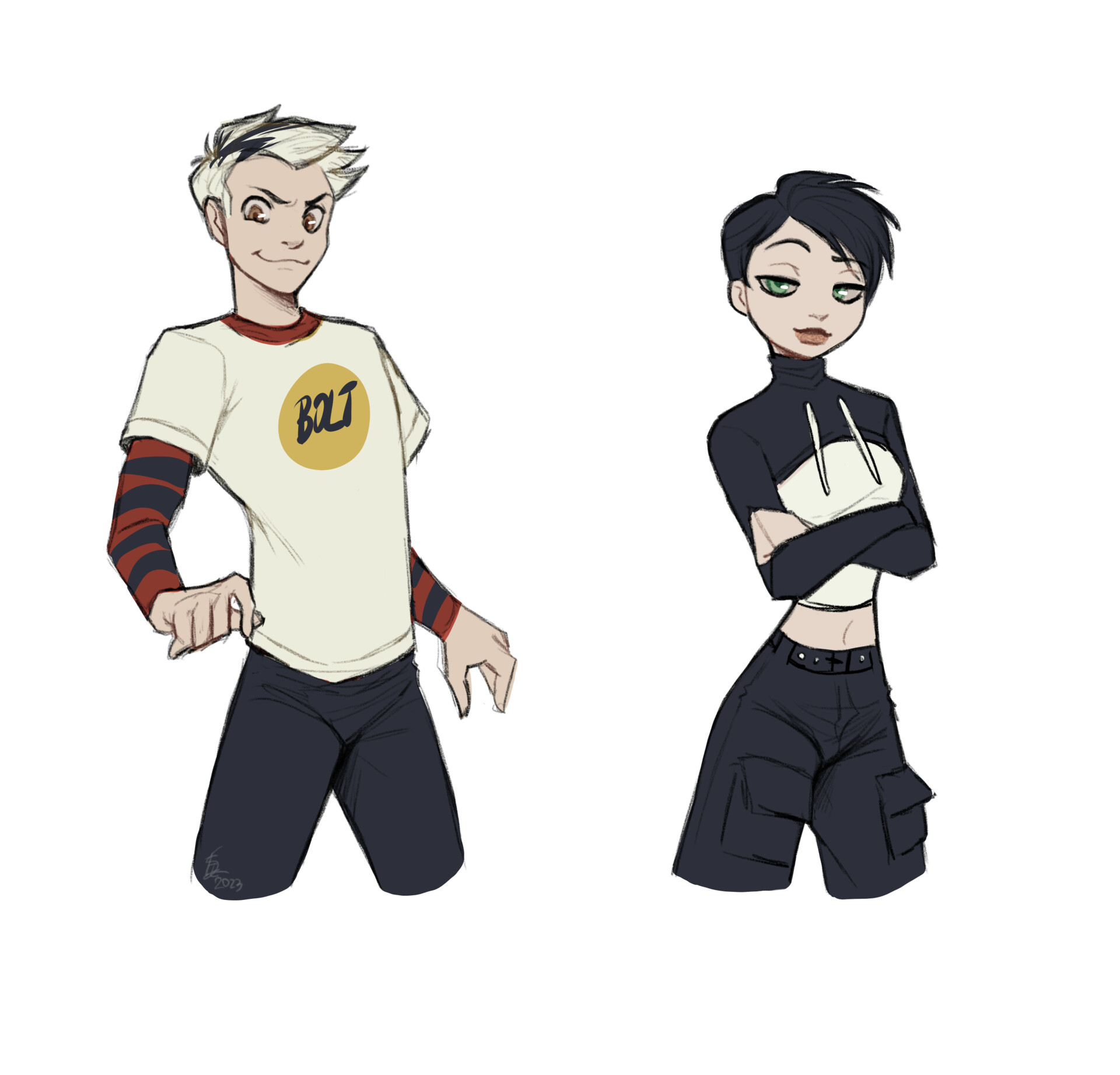 ArtStation - Bolt - Fanart Humanized