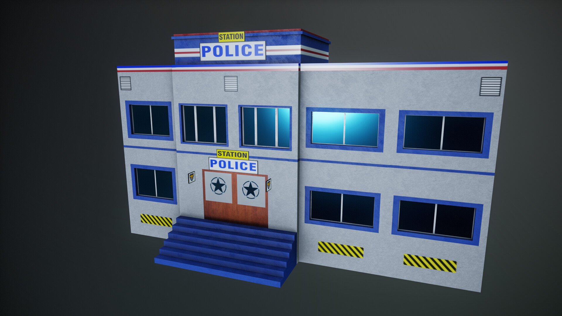 ArtStation - Police Building