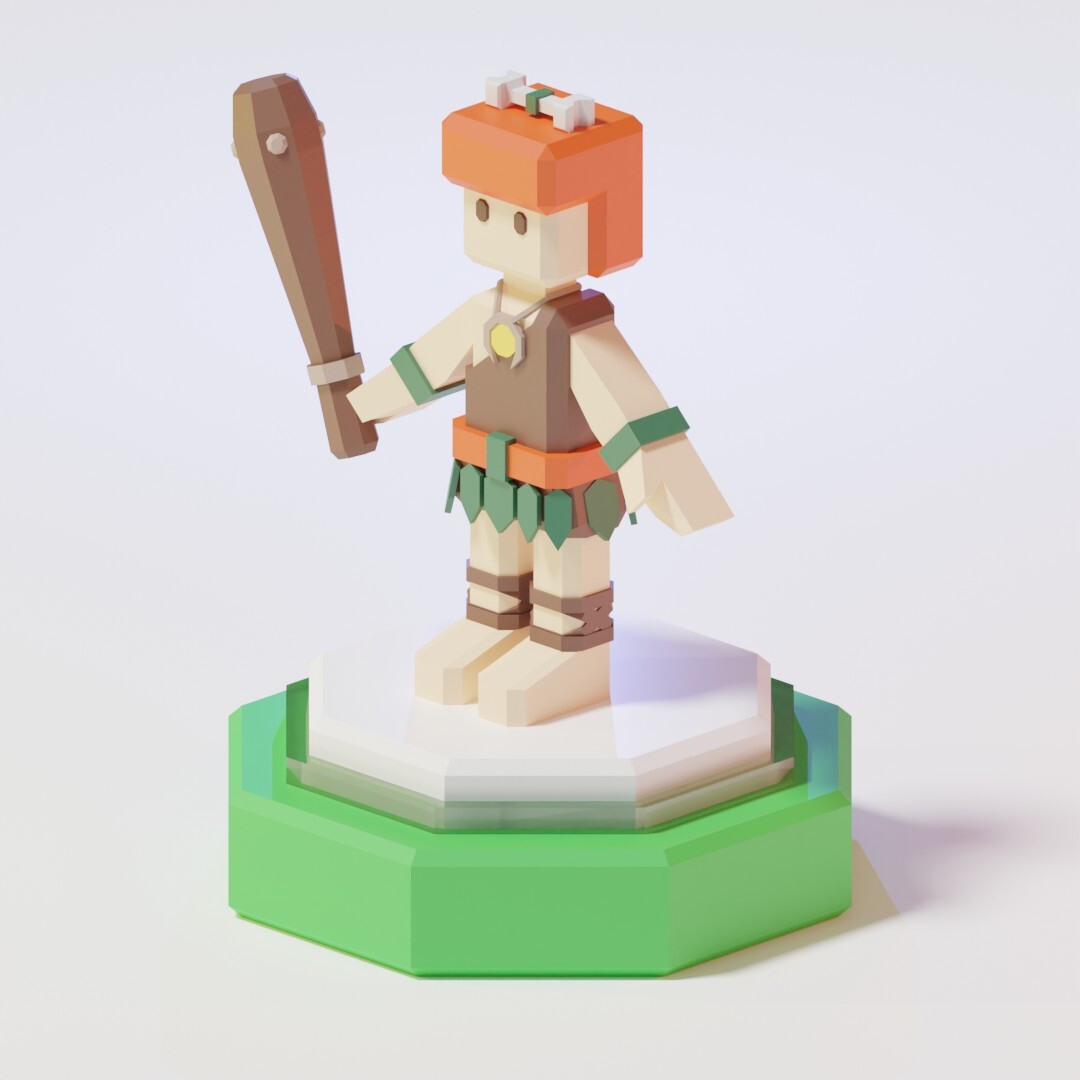 ArtStation - Lowpoly Character 007