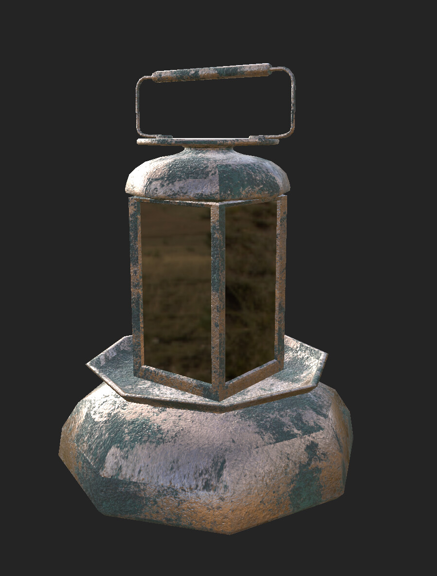 ArtStation - Semi-Realistic Lantern Prop