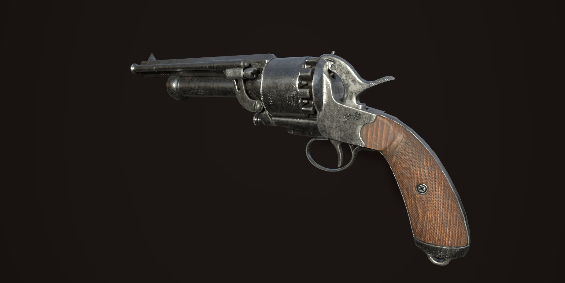 ArtStation - Revolver Le Mat 3D Model