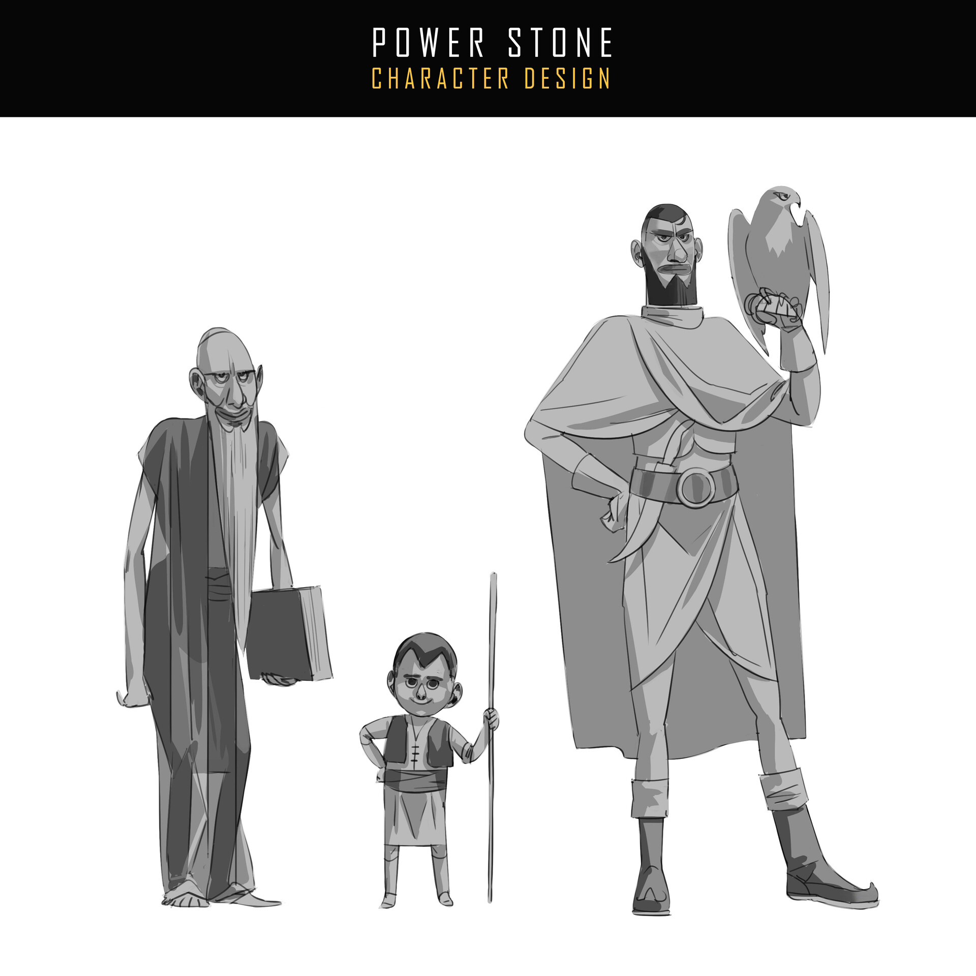 ArtStation - Power Stone - Character Design