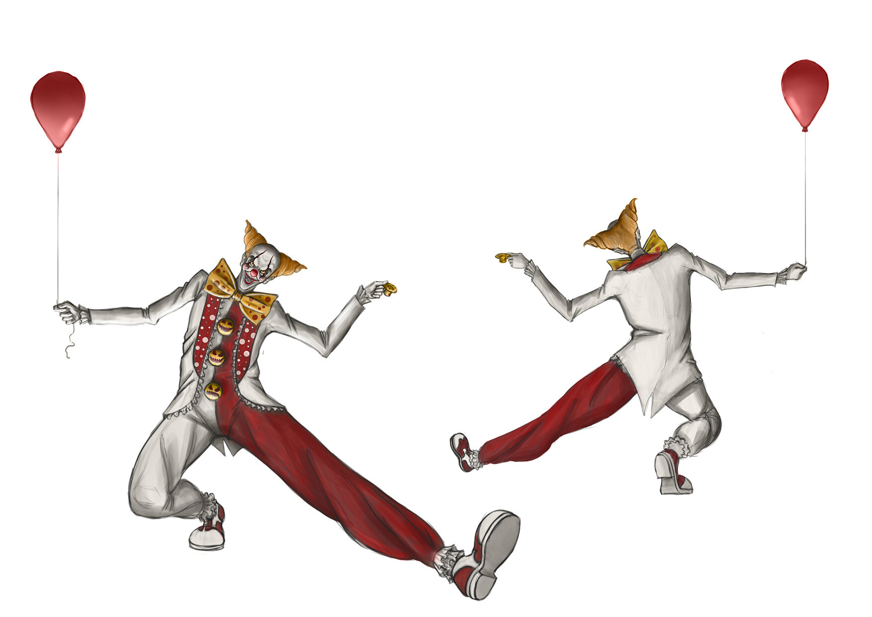 ArtStation - Pennywise Redesign, IT inspired OC