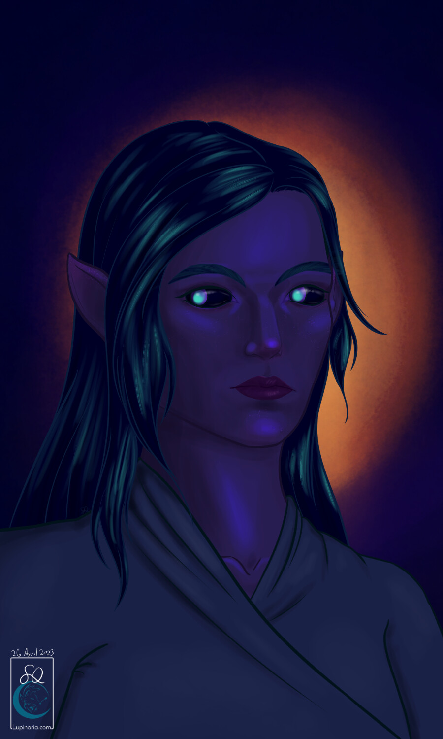 ArtStation - Nightfyre Portrait