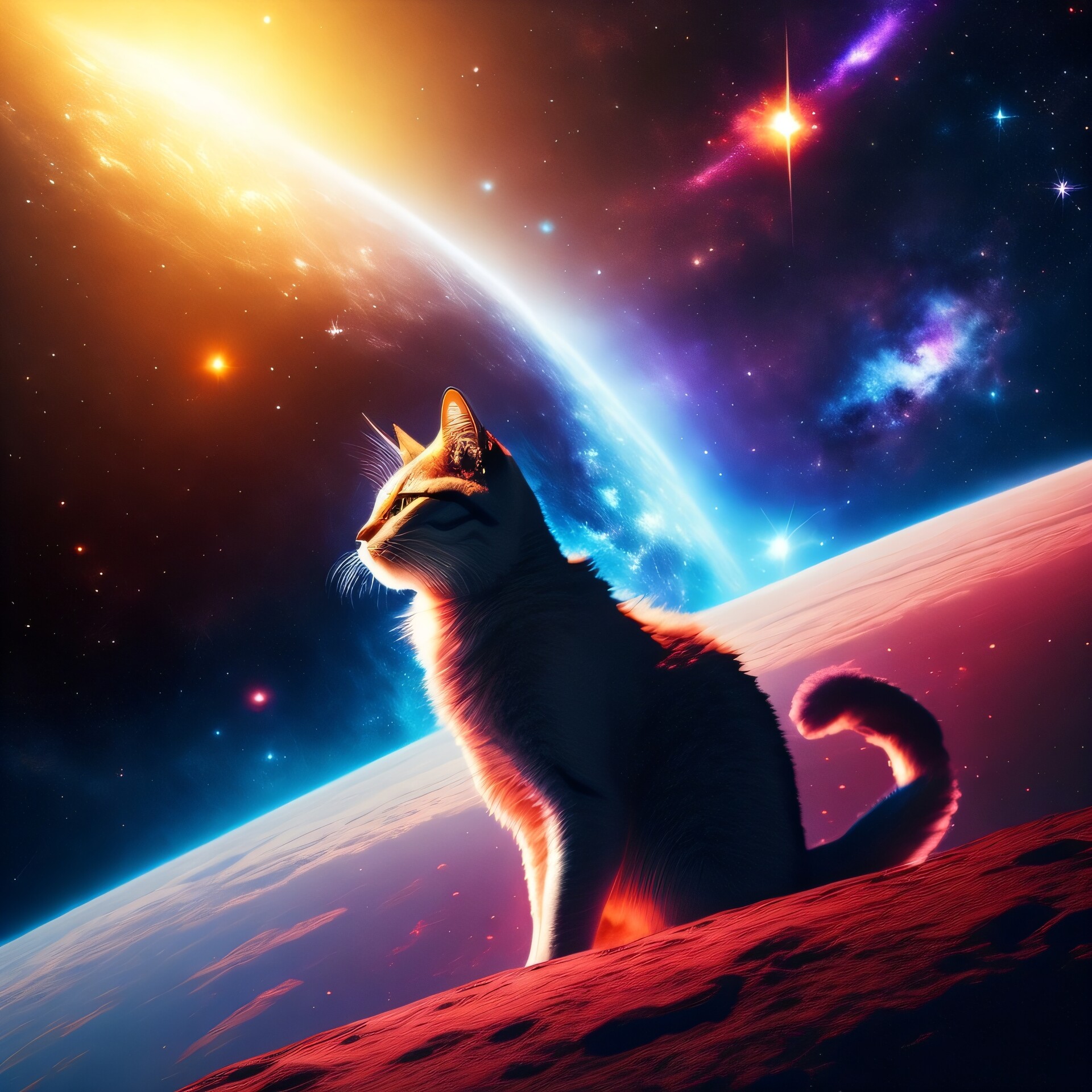 ArtStation - Cosmic Cat