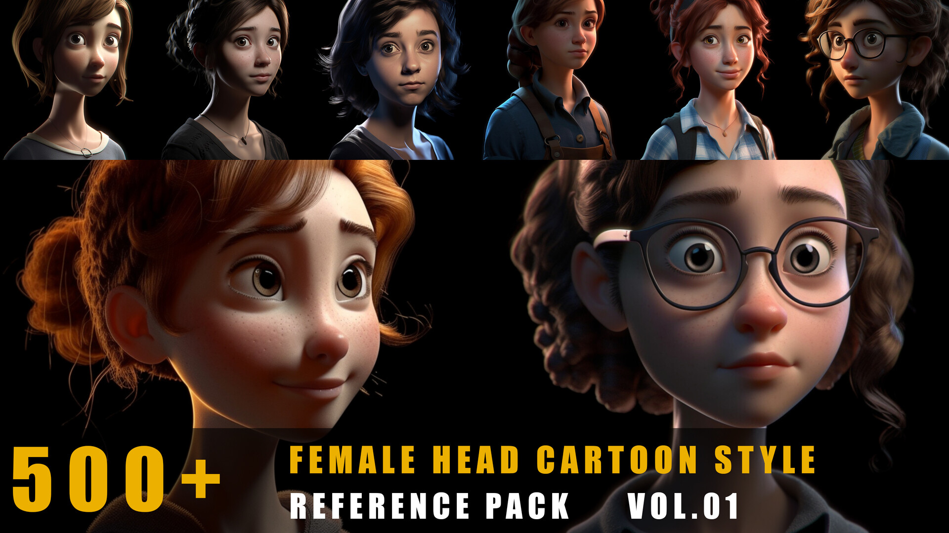 WaterLawOF References - 500+ Female Head Cartoon Style - References ...