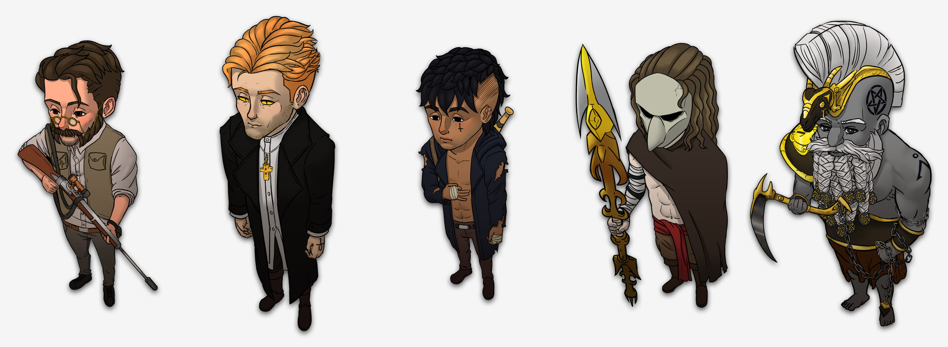 ArtStation - RPG Tokens from Juízo Divino