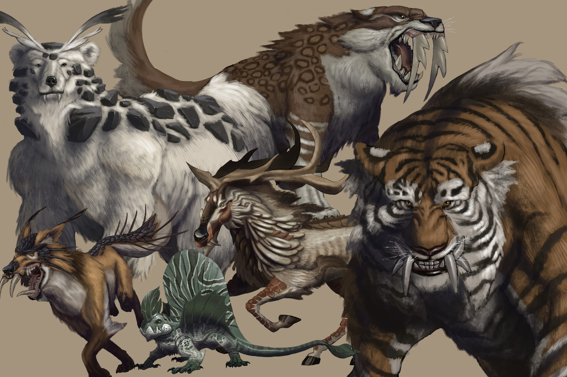 ArtStation - Animal Wildlife Fantasy #3