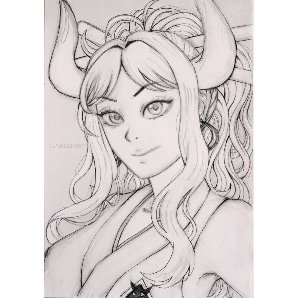 ArtStation - Yamato pencil fanart (One Piece)