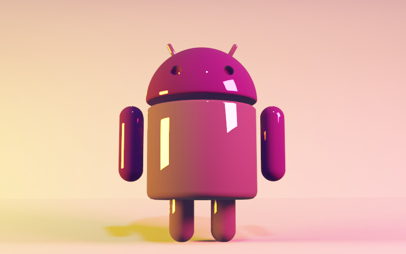 ArtStation - 3D Android in blender from 2019