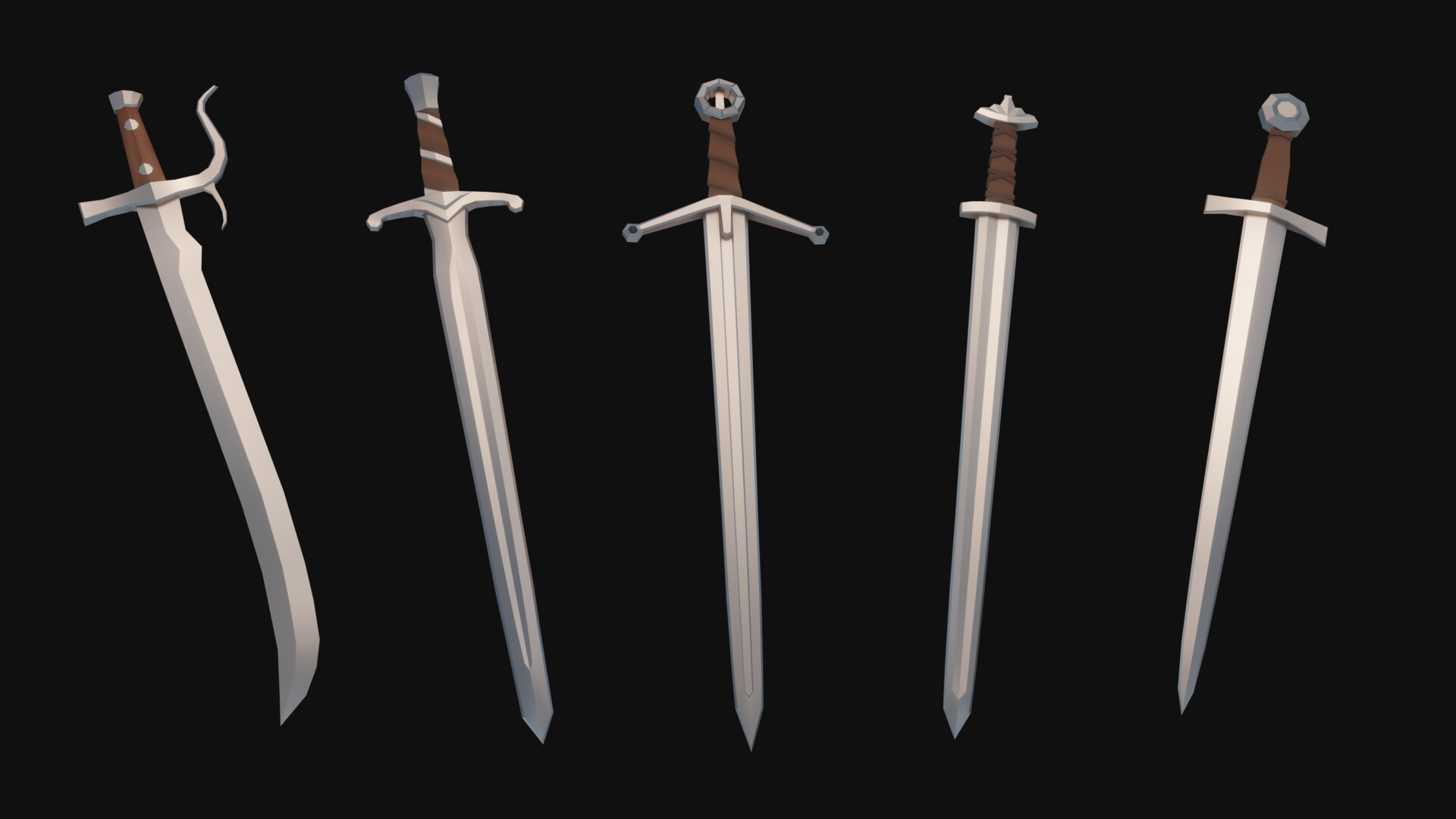 ArtStation - Low-Poly Swords