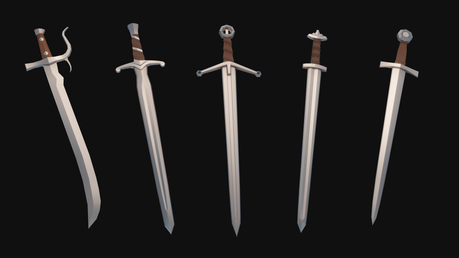 Duncan Larsen - Low-Poly Swords