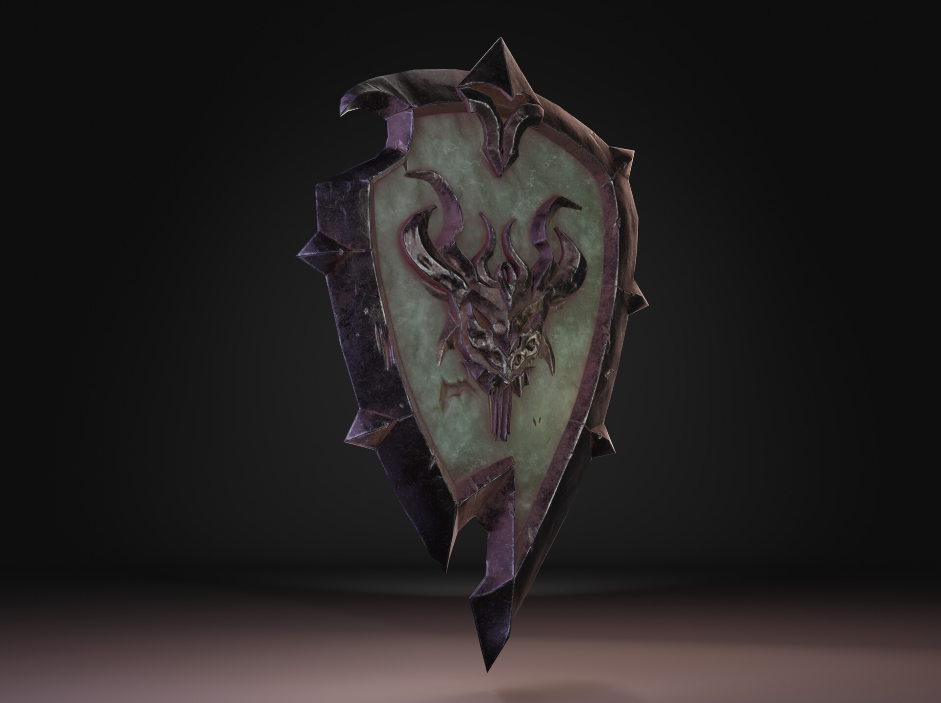 ArtStation - Fantasy Shield game-ready model