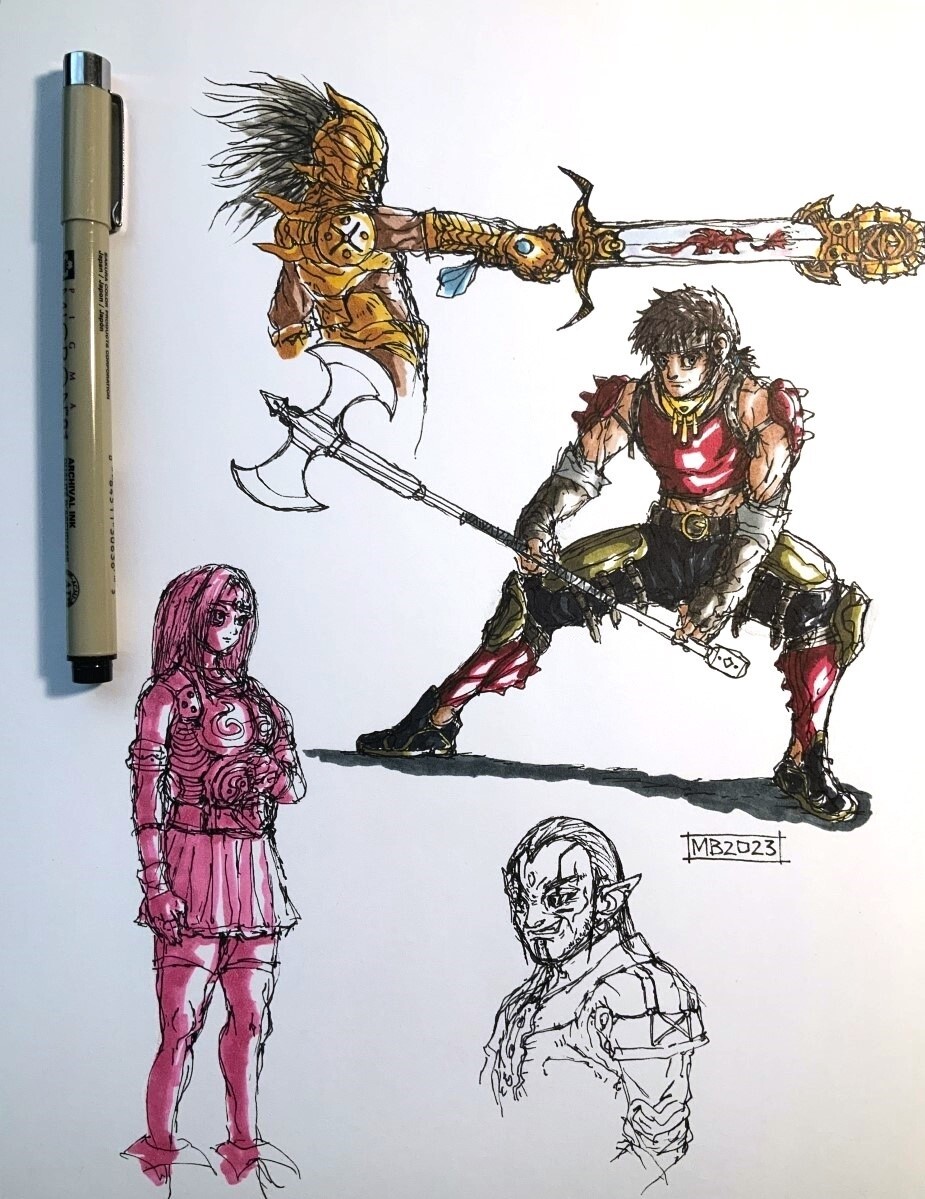 ArtStation - Ink Scribbles