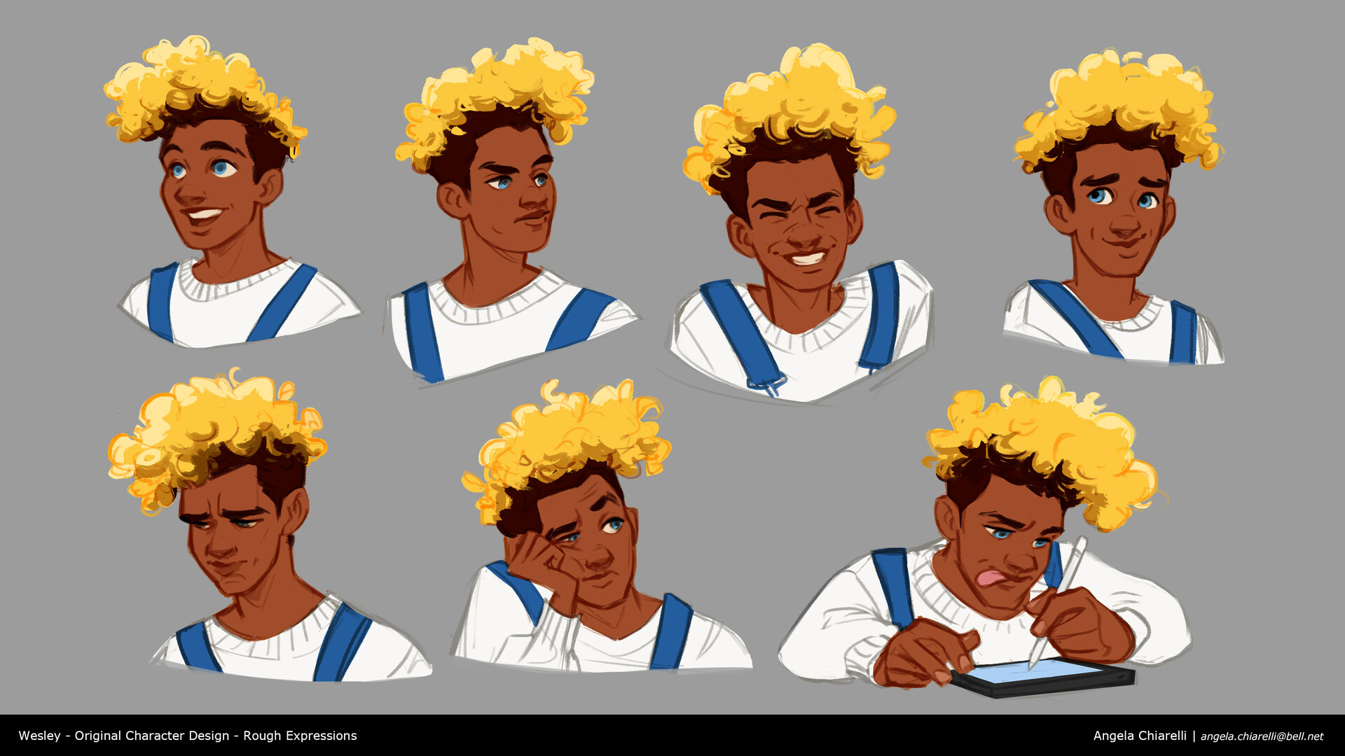 Angela Chiarelli - Wesley Character Design